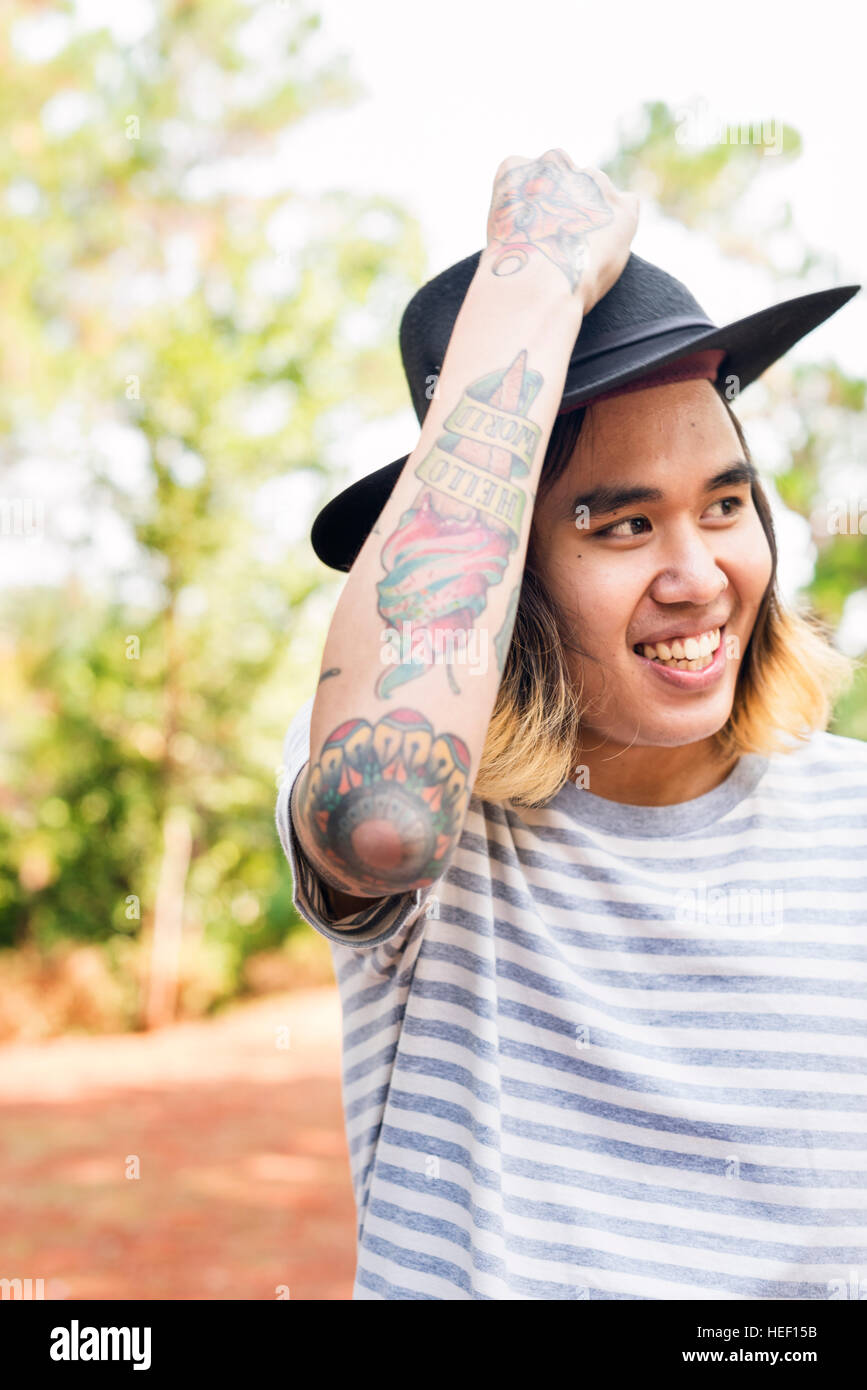 Asian guy portrait hi-res stock photography and images - Alamy