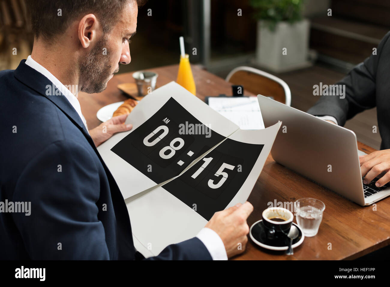 Clock Alarm Punctual Time Management Personal Organizer Concept Stock ...