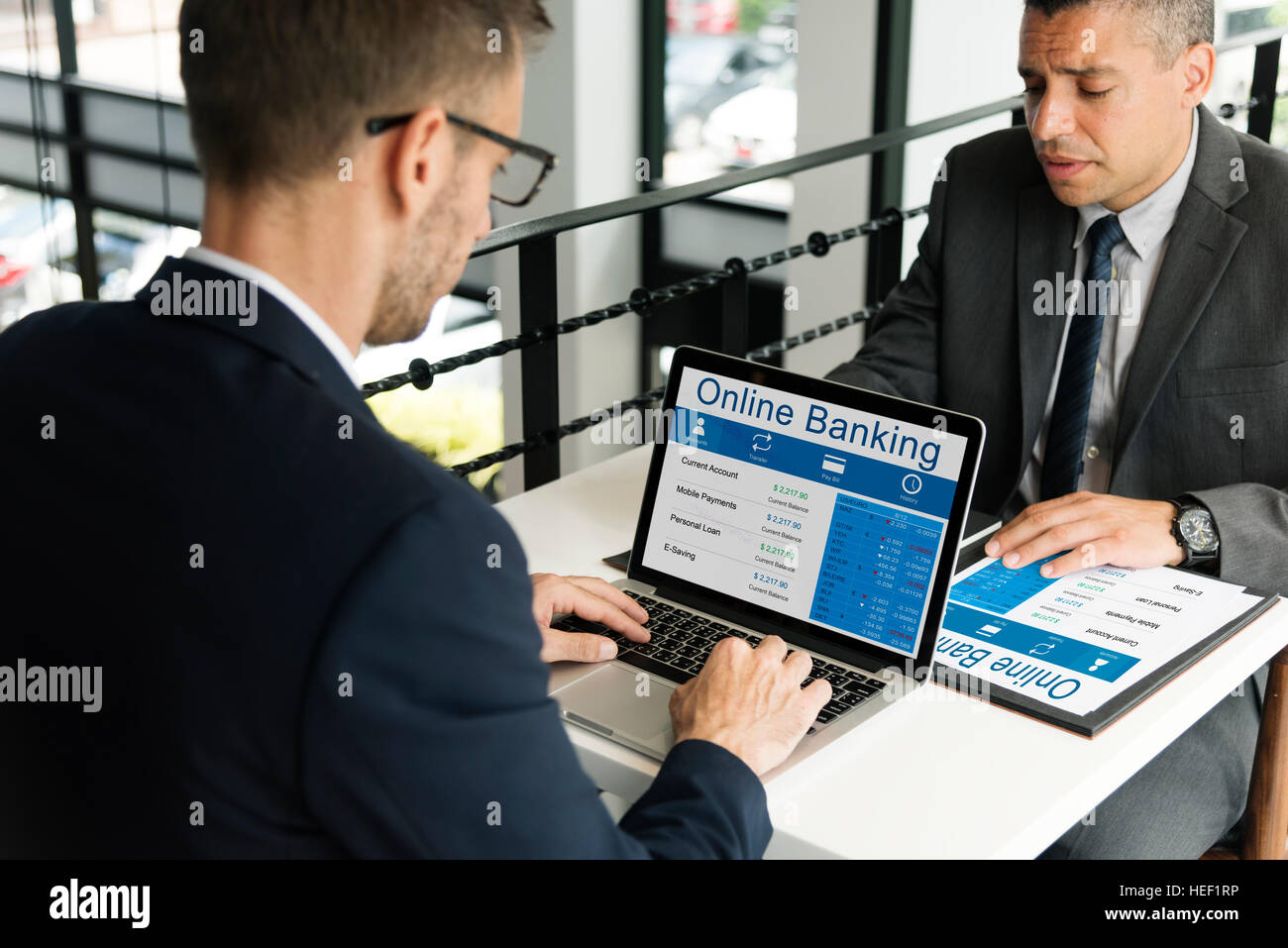 Online banking account transaction hi-res stock photography and images ...