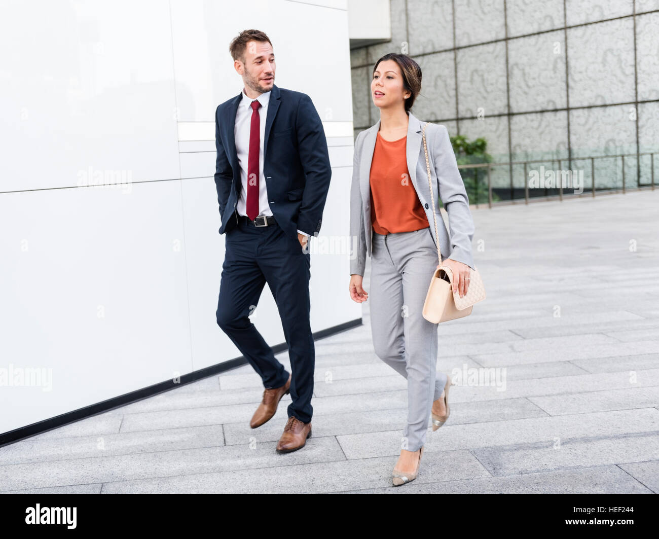 Business People Commuter Walking City Life Concept Stock Photo - Alamy