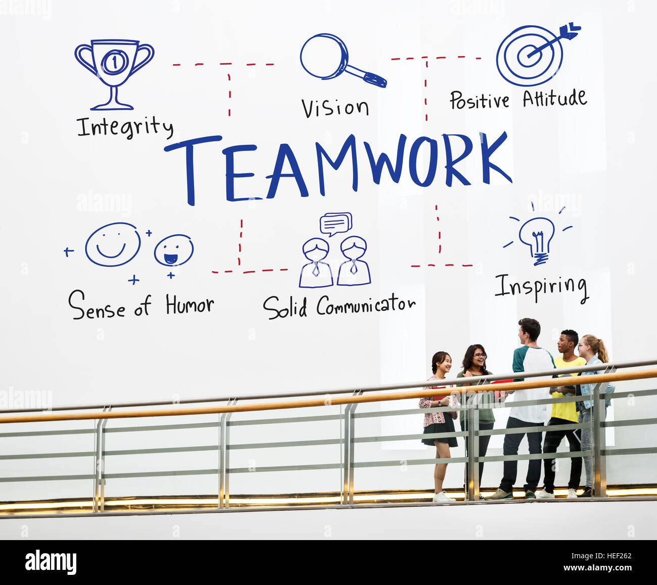 Teamwork Goals Ideas Creativity Concept Stock Photo - Alamy