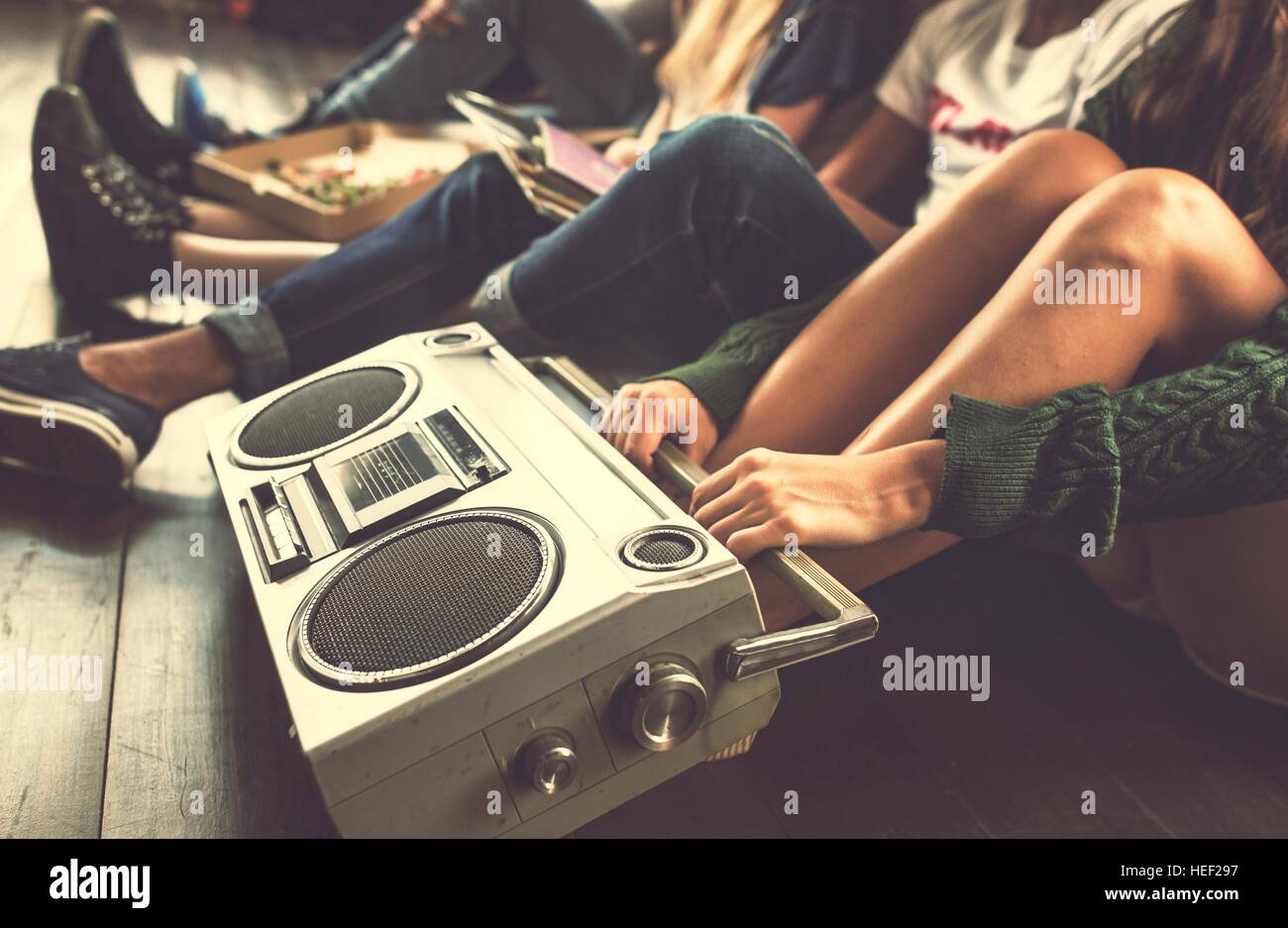 Music Entertainment Lifestyle Media Concept Stock Photo - Alamy