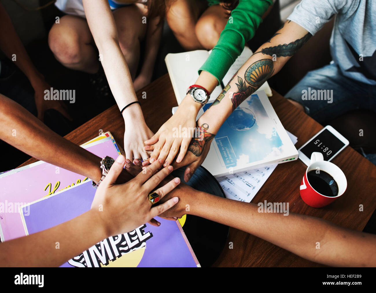 People Friendship Togetherness Assemble Team Unity Concept Stock Photo ...