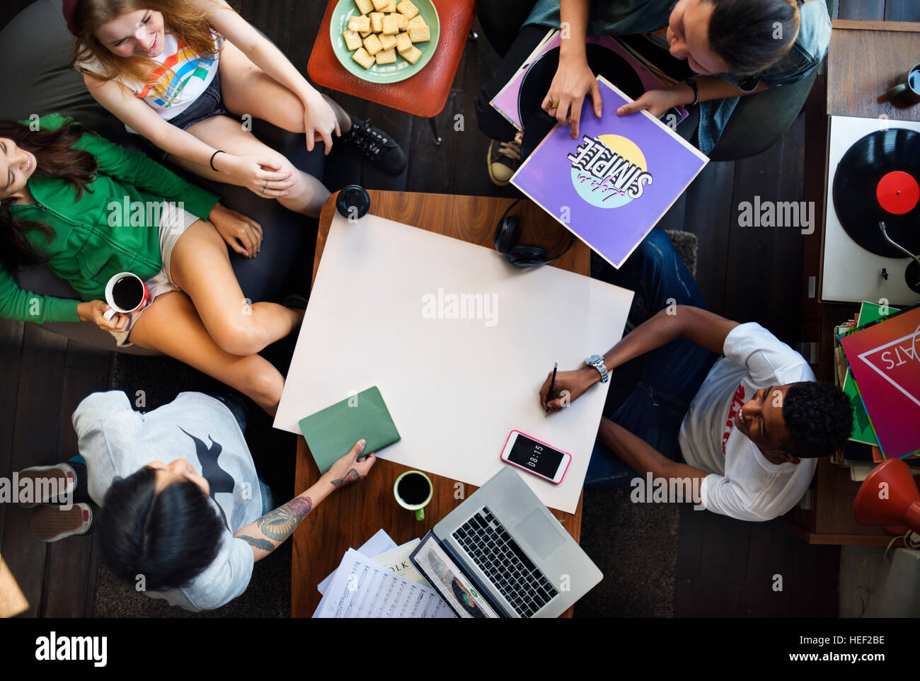 Teenagers Lifestyle Casual Culture Youth Style Concept Stock Photo - Alamy