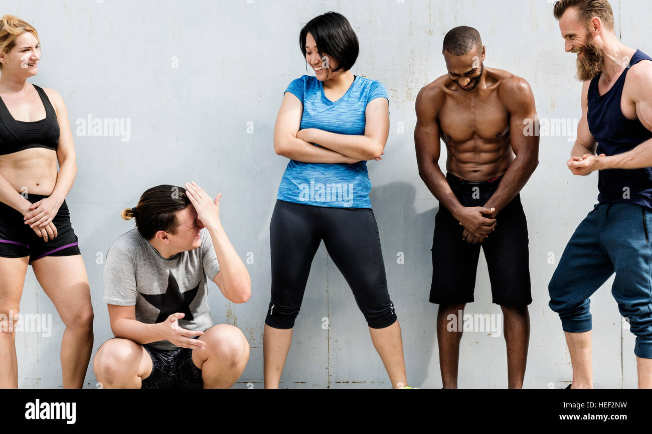 Active People Sport Workout Concept Stock Photo - Alamy