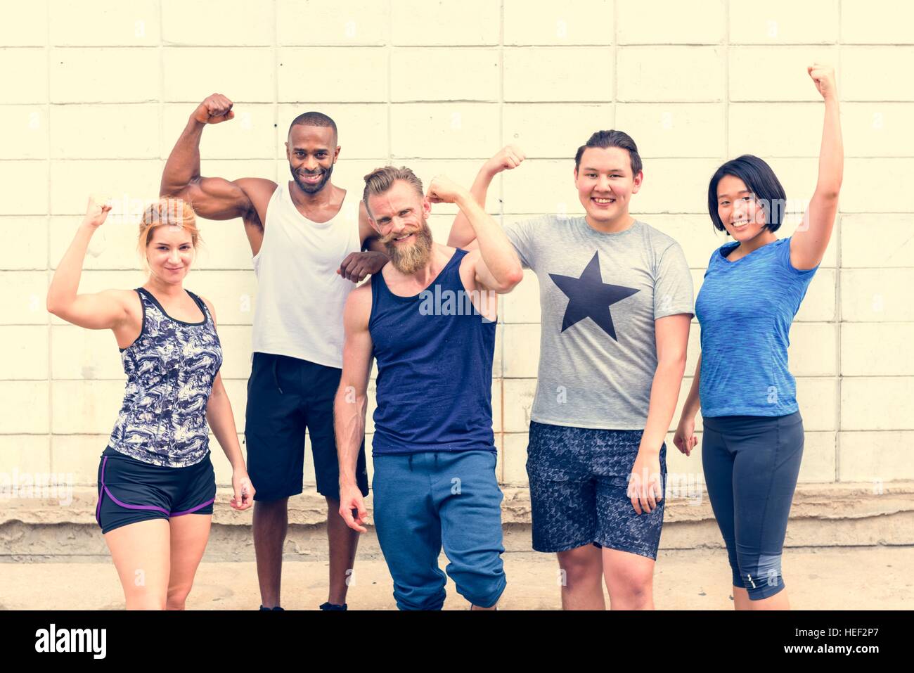 Active People Sport Workout Concept Stock Photo - Alamy