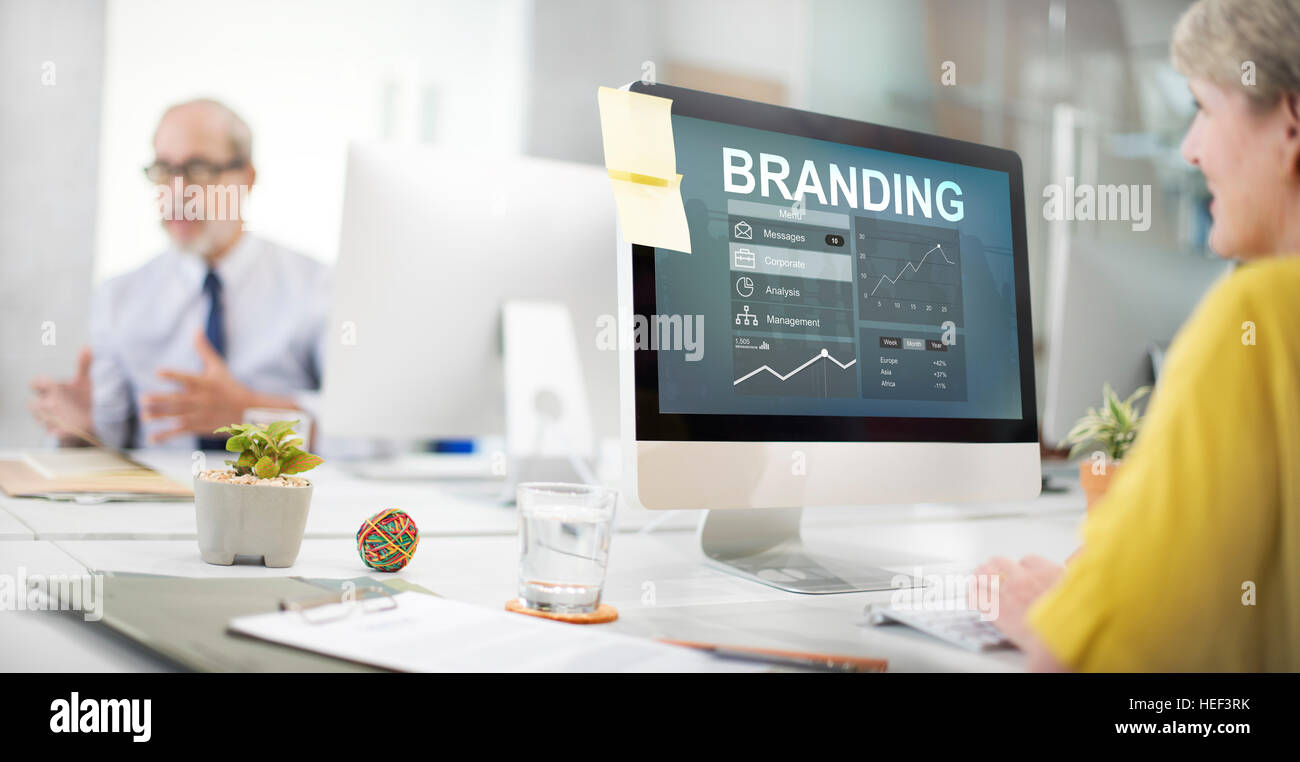 Advertising Analysis Branding Strategy Concept Stock Photo - Alamy