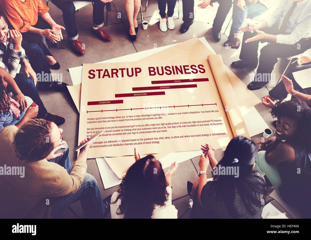 Startup New Business Strategy Concept Stock Photo - Alamy