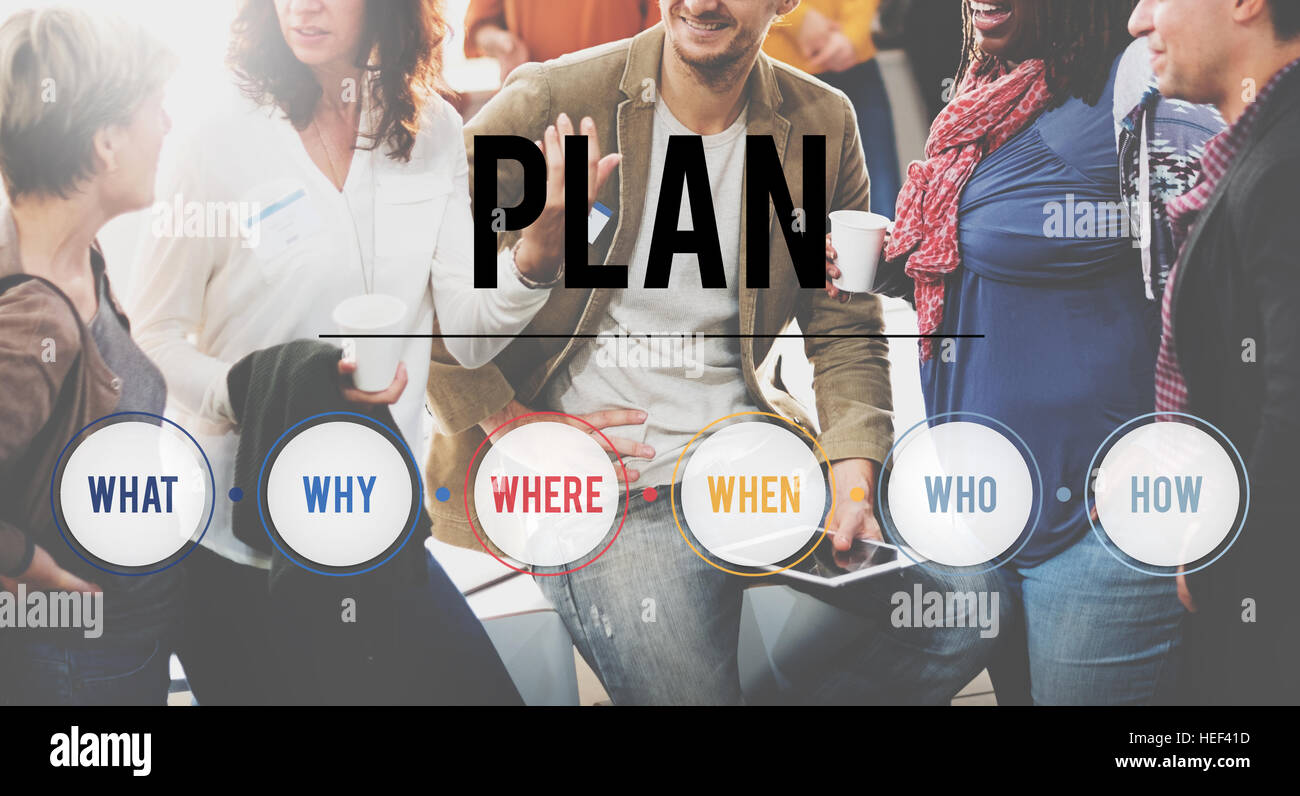 Plan Problem Solving Strategy Concept Stock Photo - Alamy