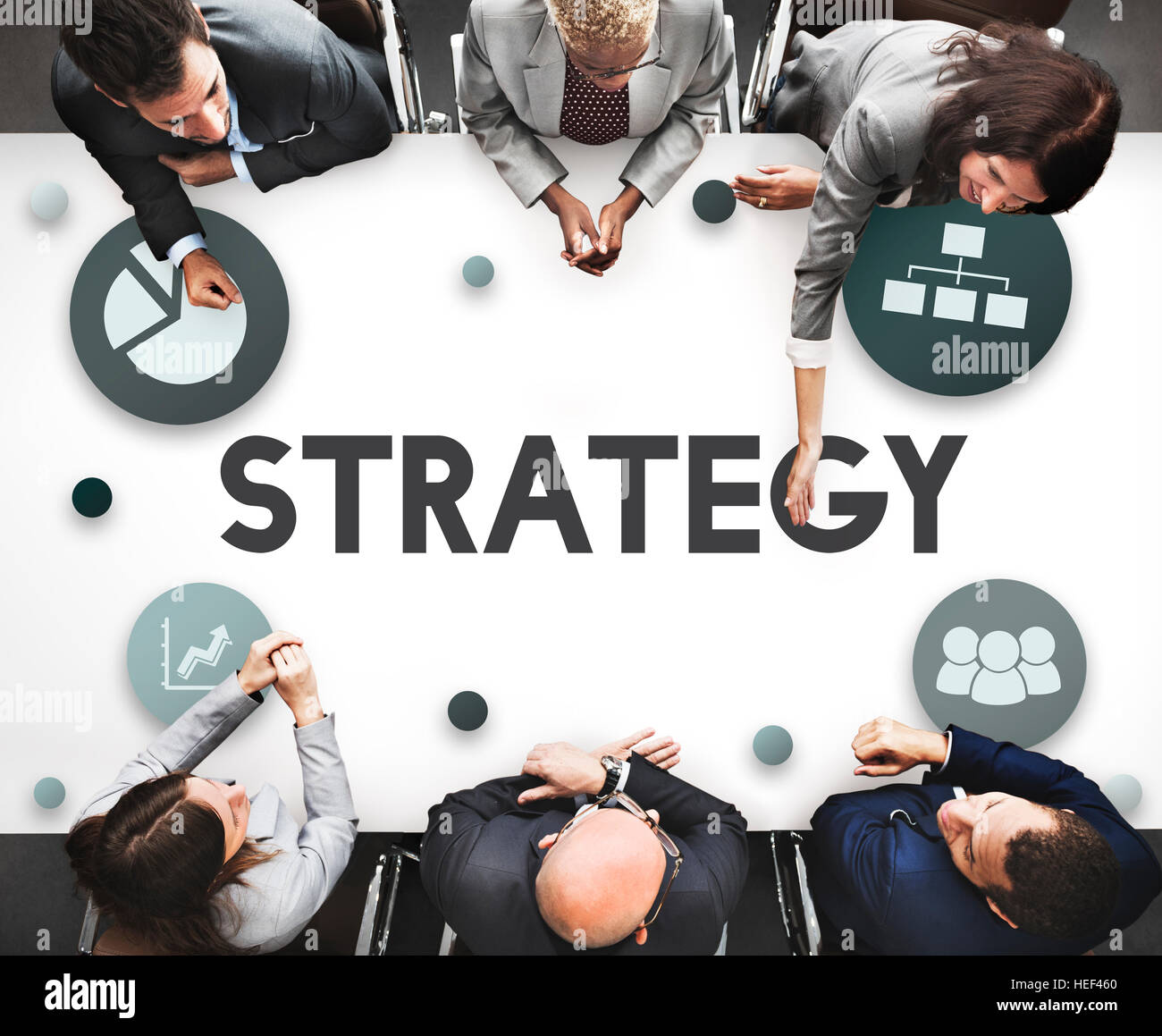 Strategy Planning Cooperation Collaboration Concept Stock Photo - Alamy