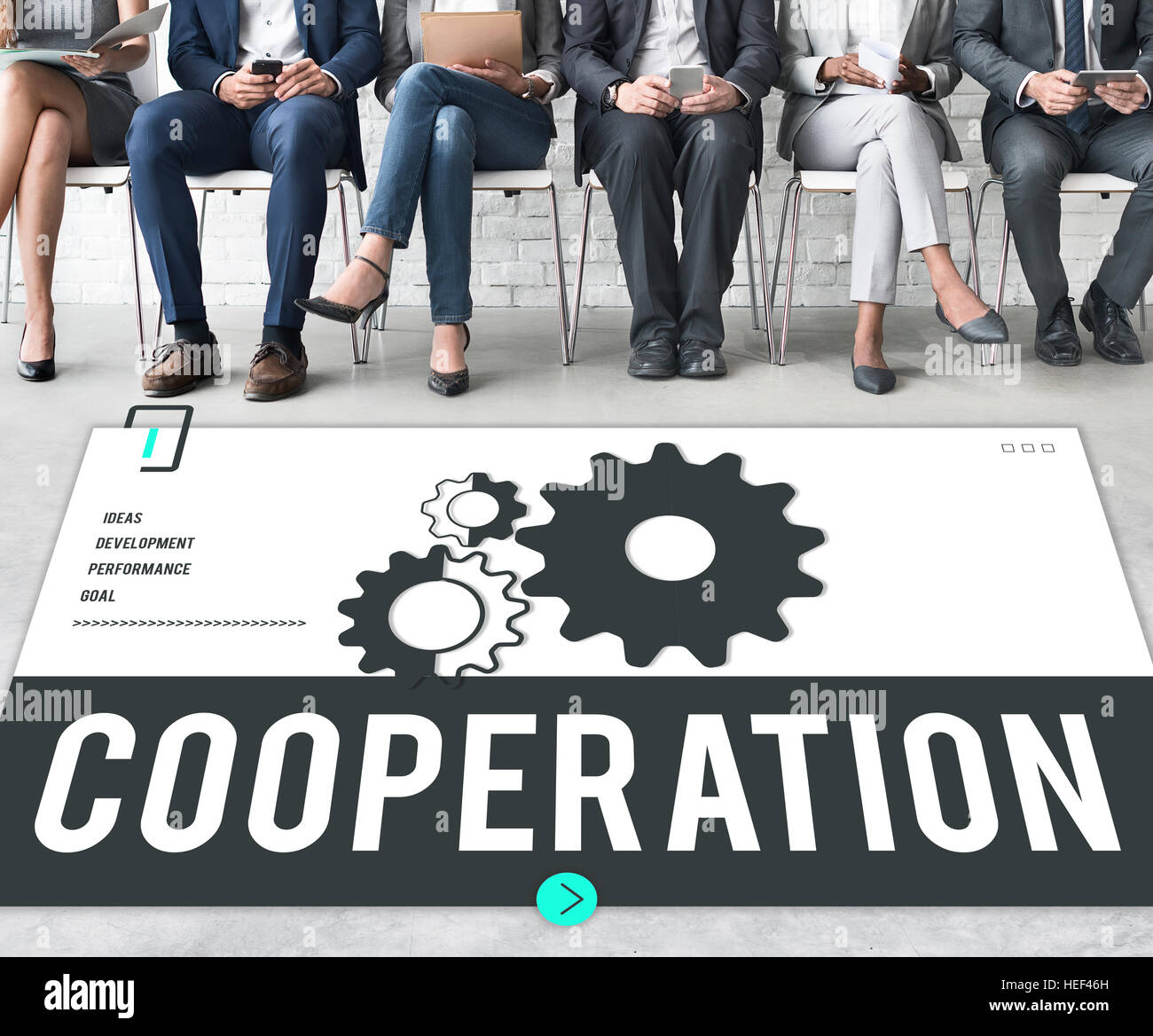 Cooperation Business Team Organization Concept Stock Photo - Alamy