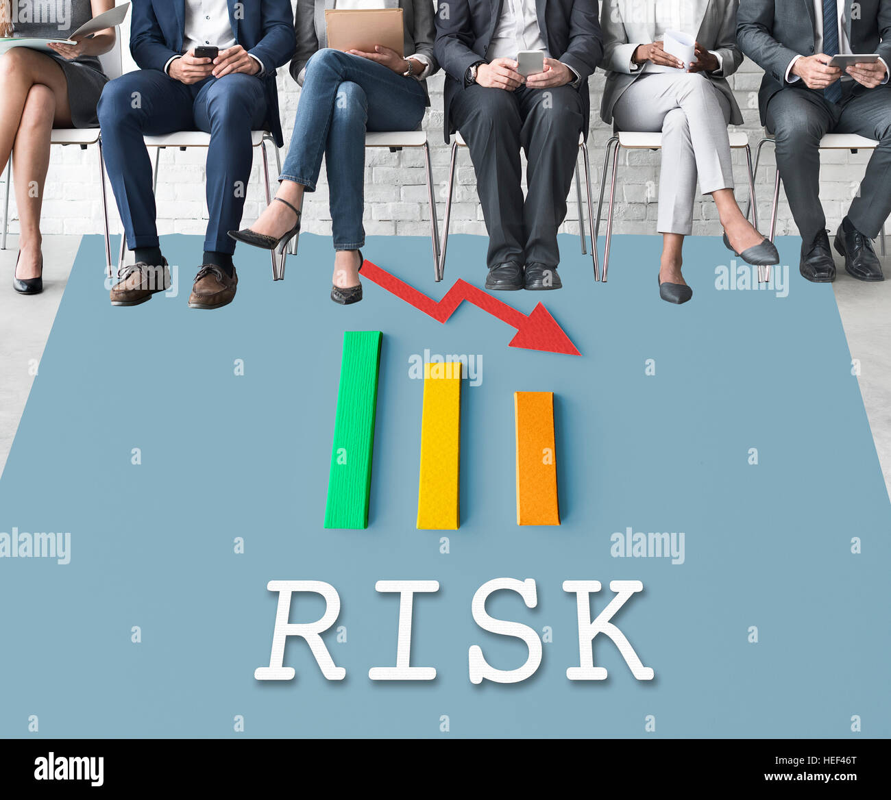 Risk Graph Data Analysis Concept Stock Photo - Alamy