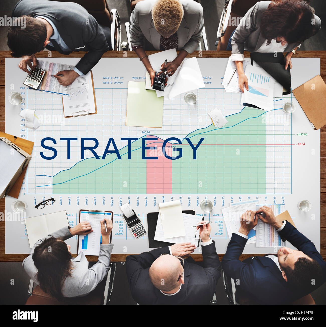 Strategy Analysis Planning Vision Business Success Concept Stock Photo ...