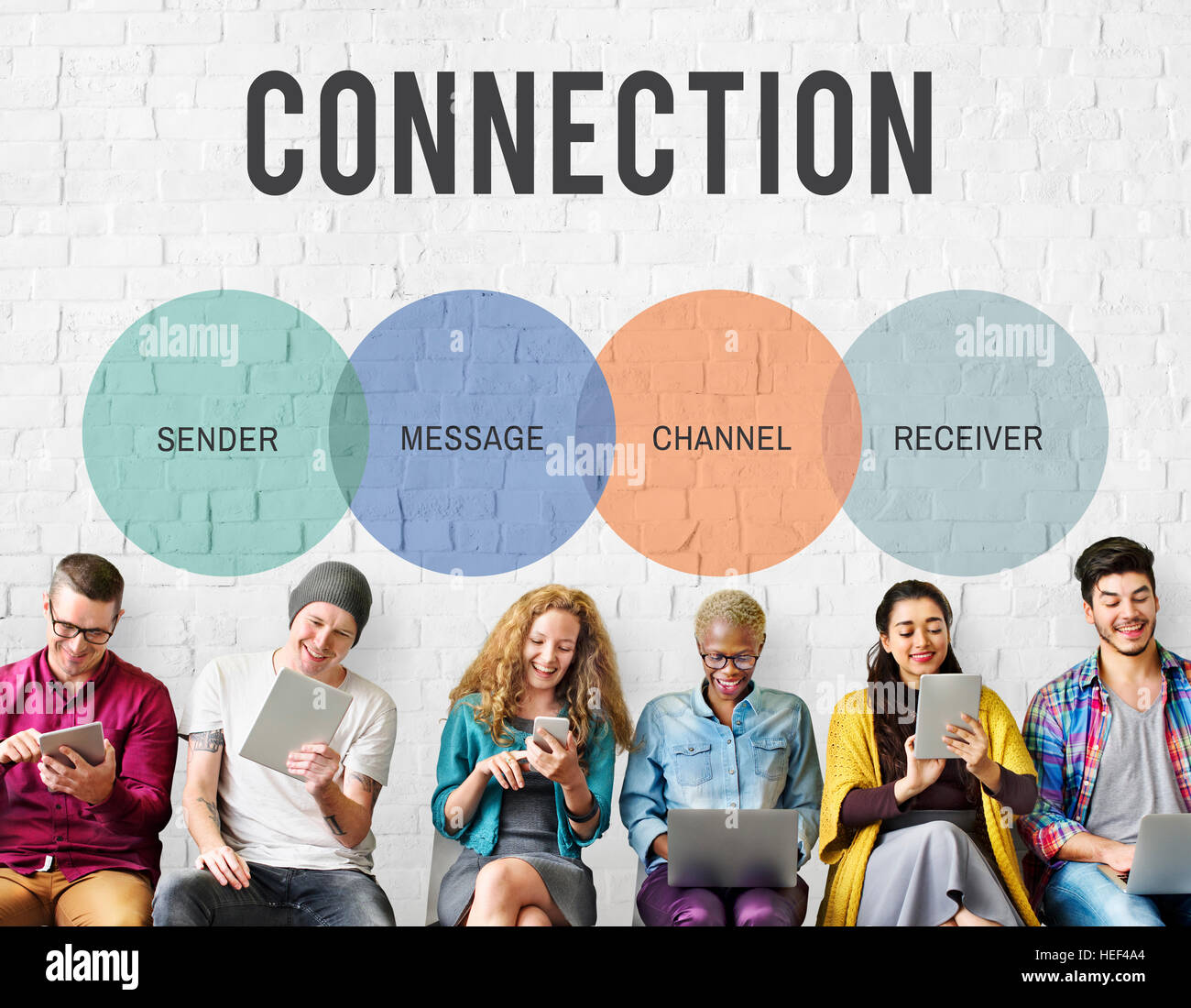 Connection Networking Togetherness Bond Concept Stock Photo - Alamy