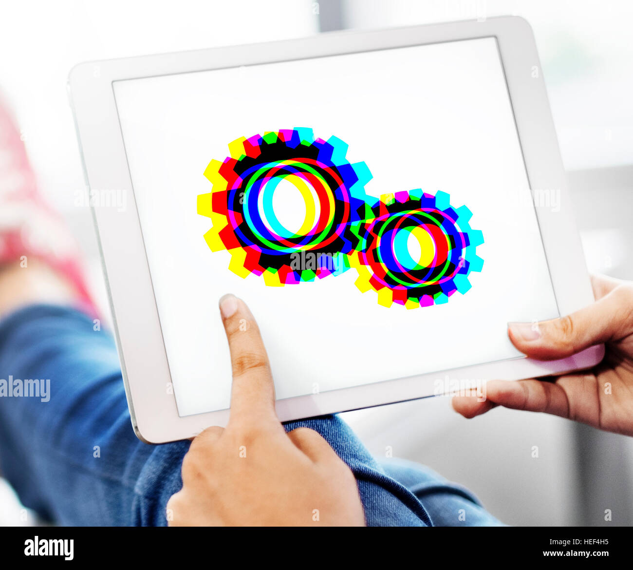 Technology Gadget Application Icons Signs Concept Stock Photo - Alamy