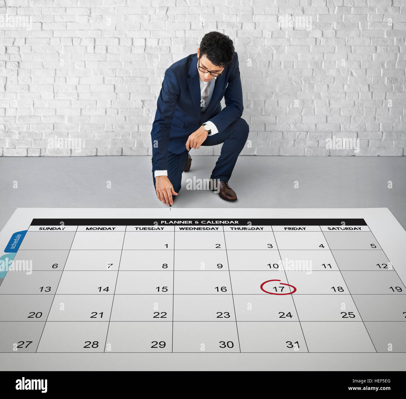 Planner Calendar Schedule Date Concept Stock Photo - Alamy