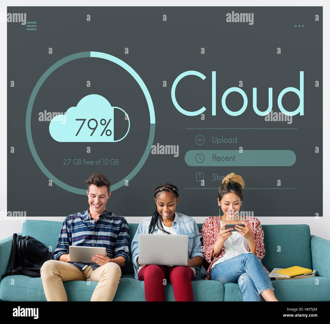 Cloud Storage Modern Technology Concept Stock Photo - Alamy