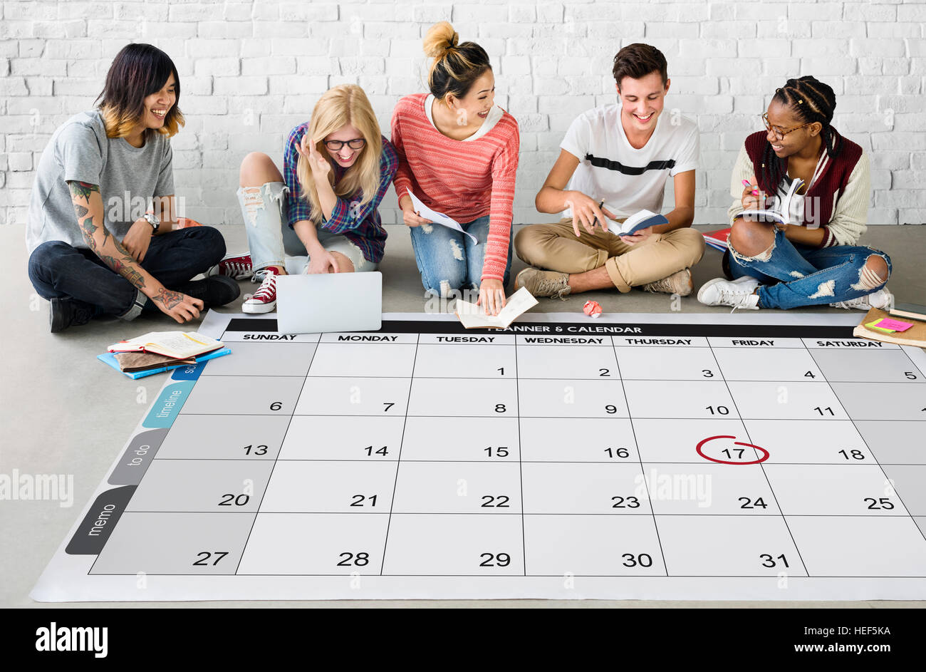 Planner Calendar Schedule Date Concept Stock Photo - Alamy