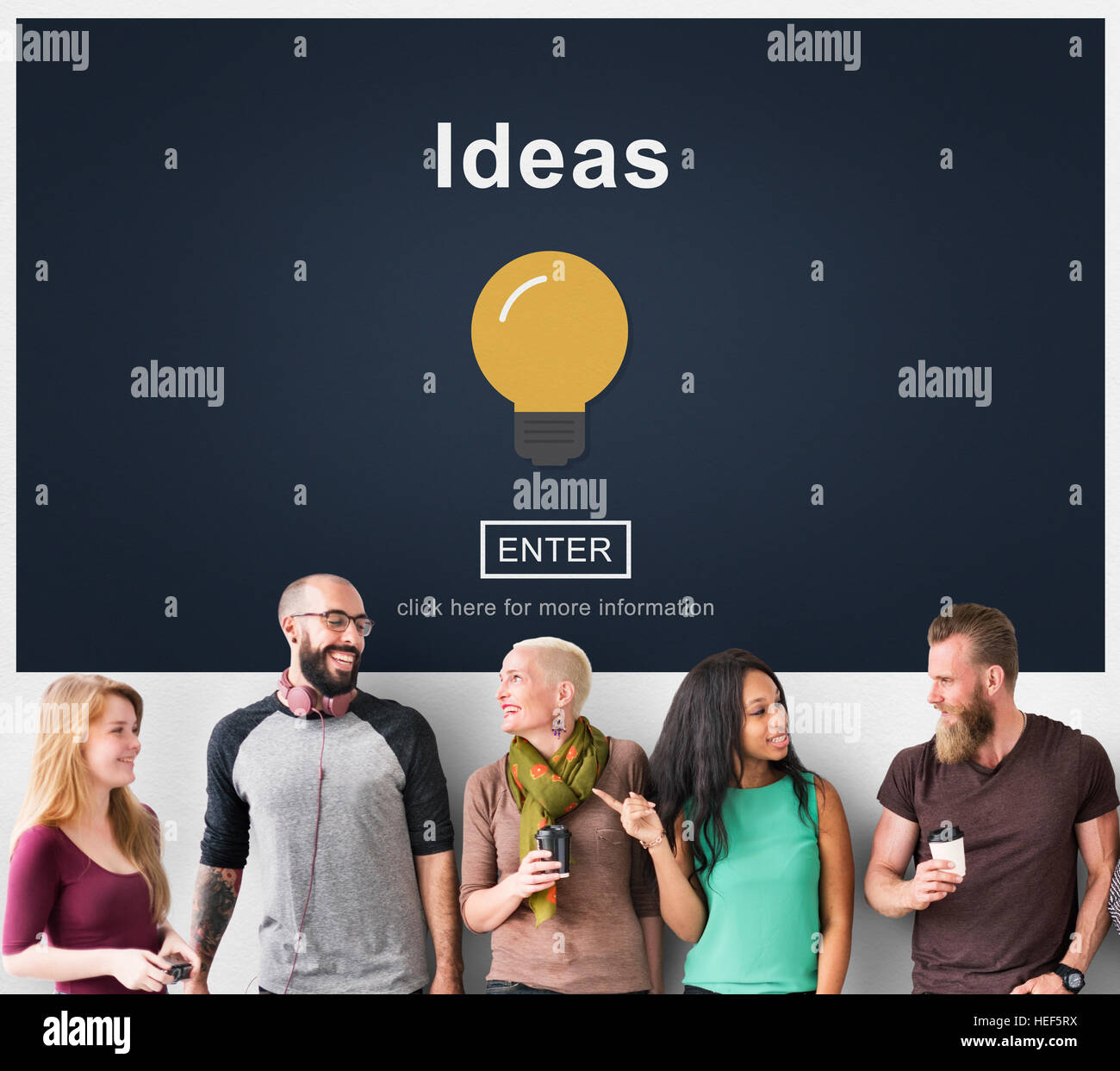Ideas Creation Design Inspiration Vision Concept Stock Photo - Alamy
