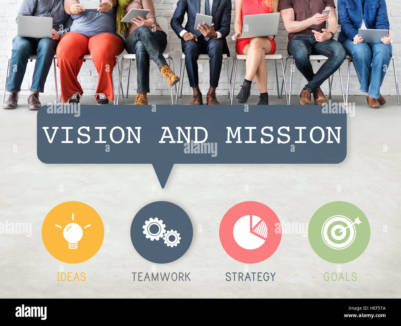 Vision Mission Business Planning Corporate Concept Stock Photo - Alamy