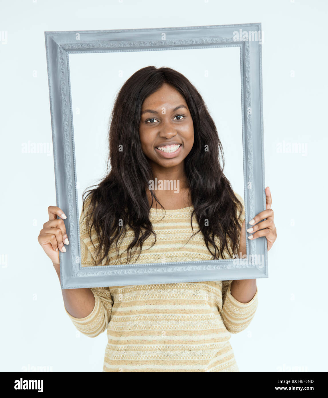 African frame hi-res stock photography and images - Alamy