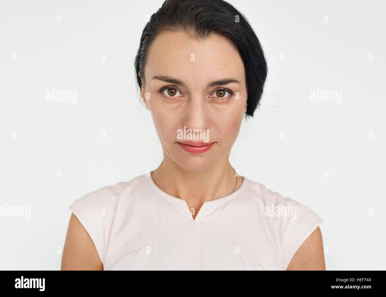 Woman Confidence Self Esteem Portrait Concept Stock Photo - Alamy