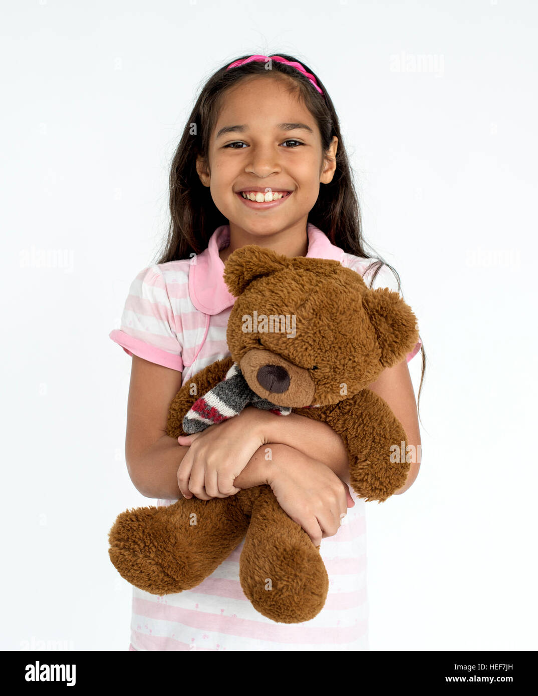 Girl Casual Studio Model Natural Portrait Concept Stock Photo - Alamy