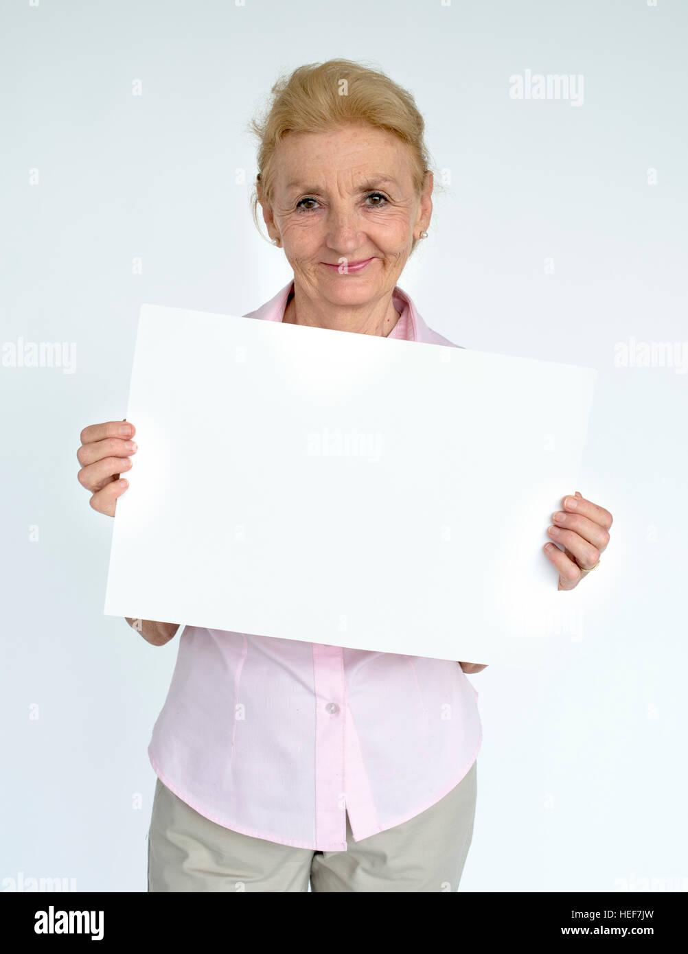 People Holding Empty Blank Copy Space Concept Stock Photo - Alamy