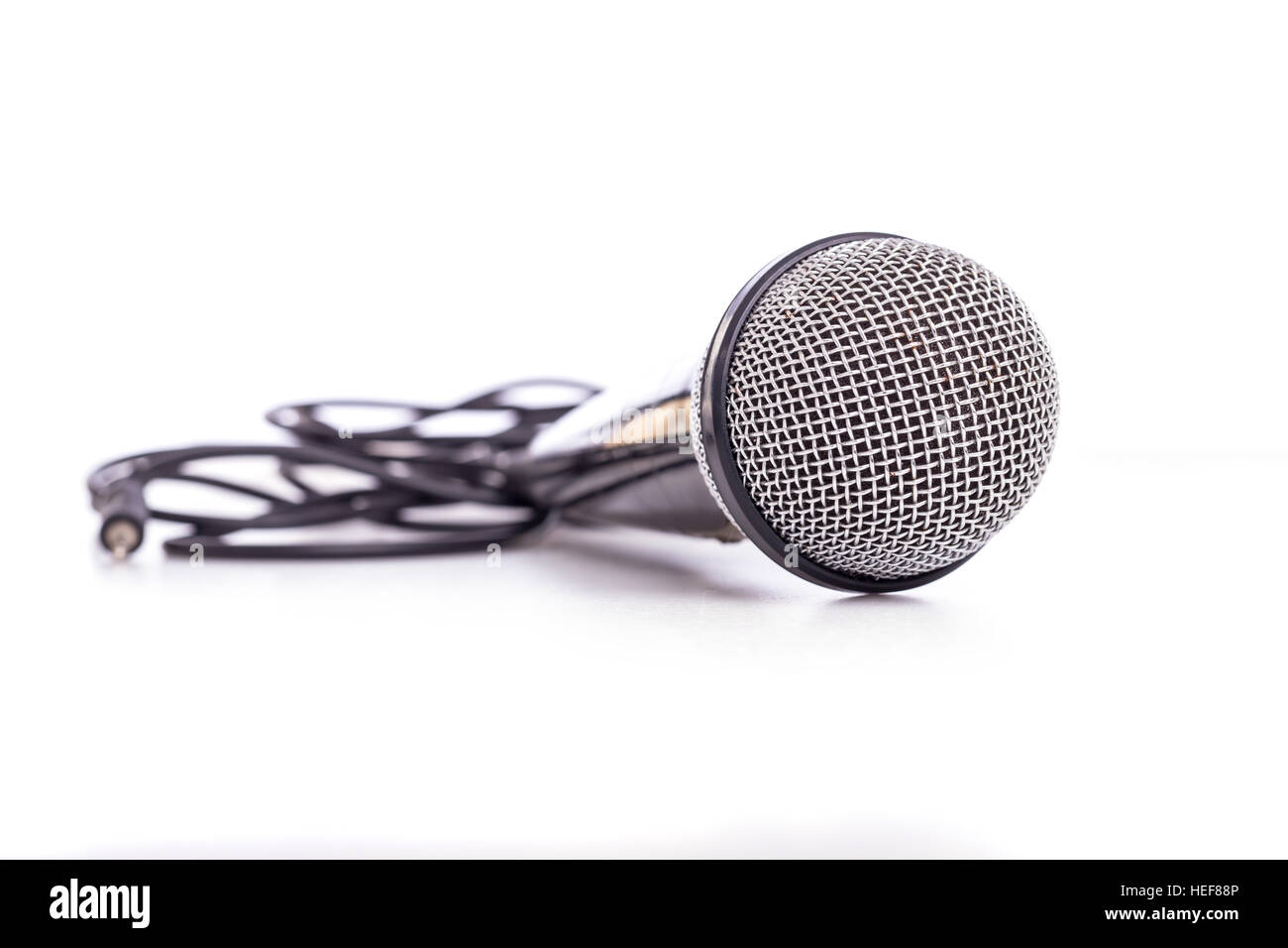 Old radio microphone hi-res stock photography and images - Alamy