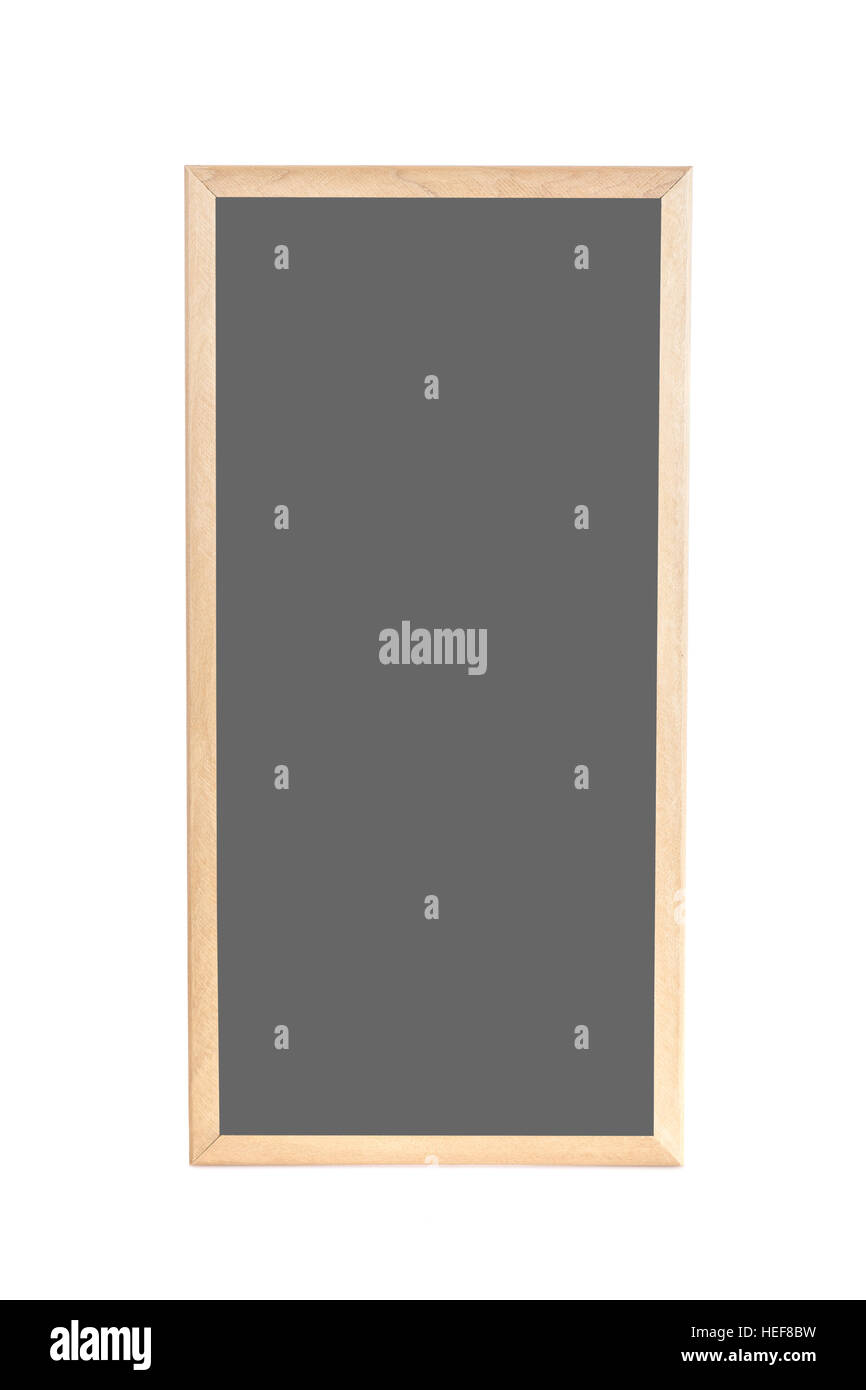 Blank of grey board isolated on white background Stock Photo - Alamy