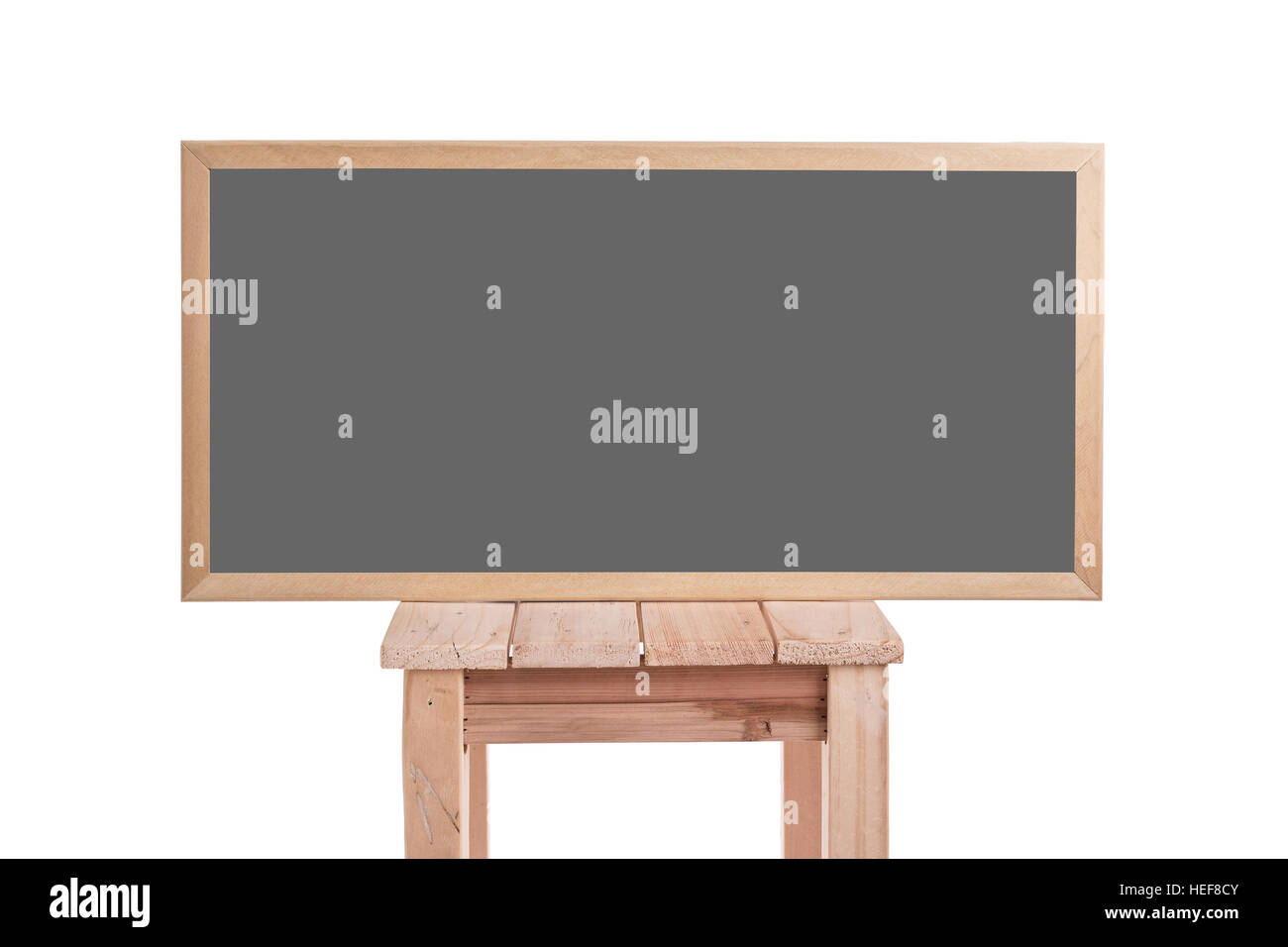 Blank of grey board isolated on white background Stock Photo - Alamy