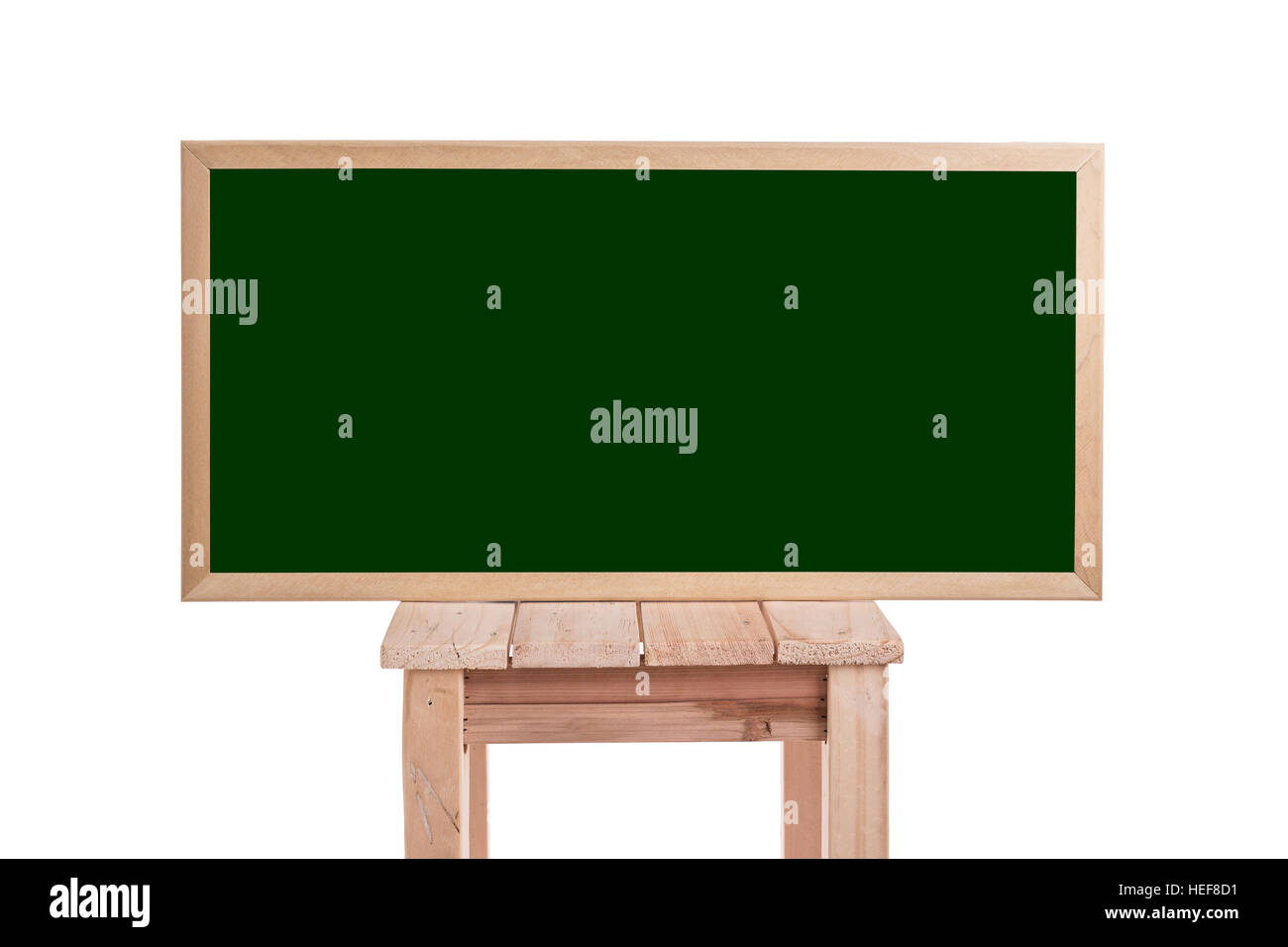 Blank of green board isolated on white background Stock Photo - Alamy