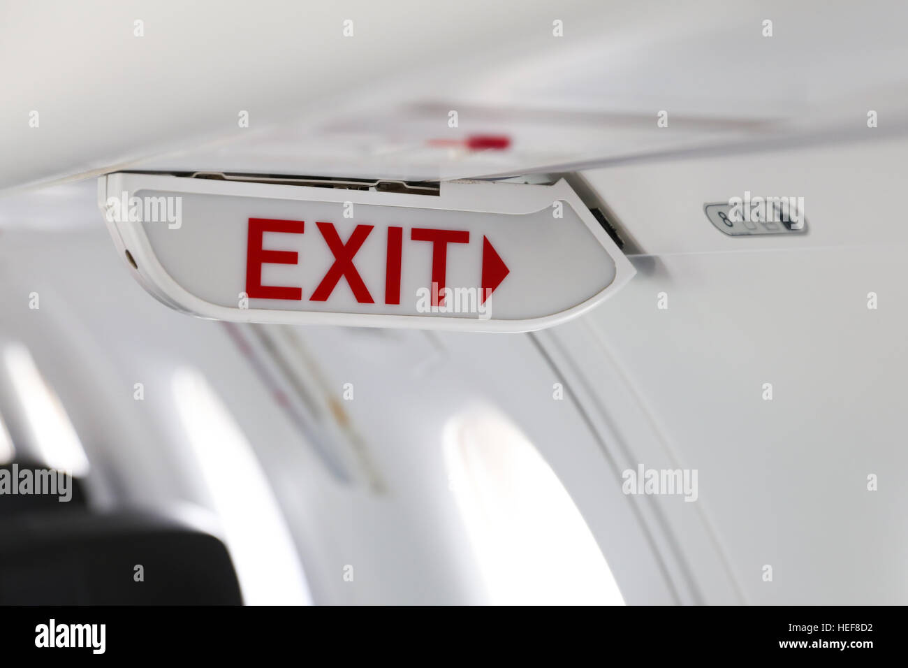 Passenger cabin sign hi-res stock photography and images - Alamy