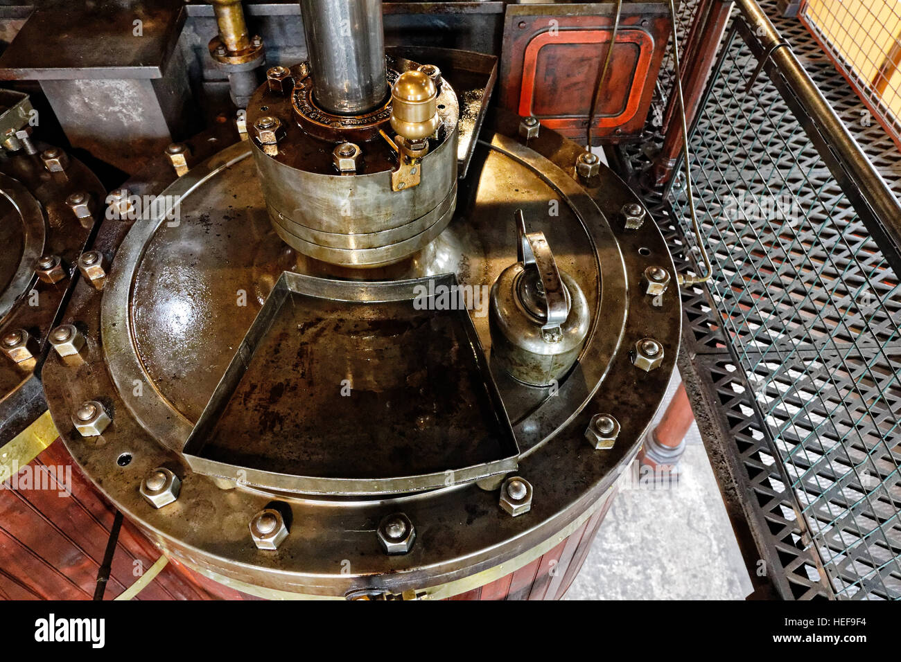 Claymills Victorian Sewage Pumping Station - pump cylinder and piston ...