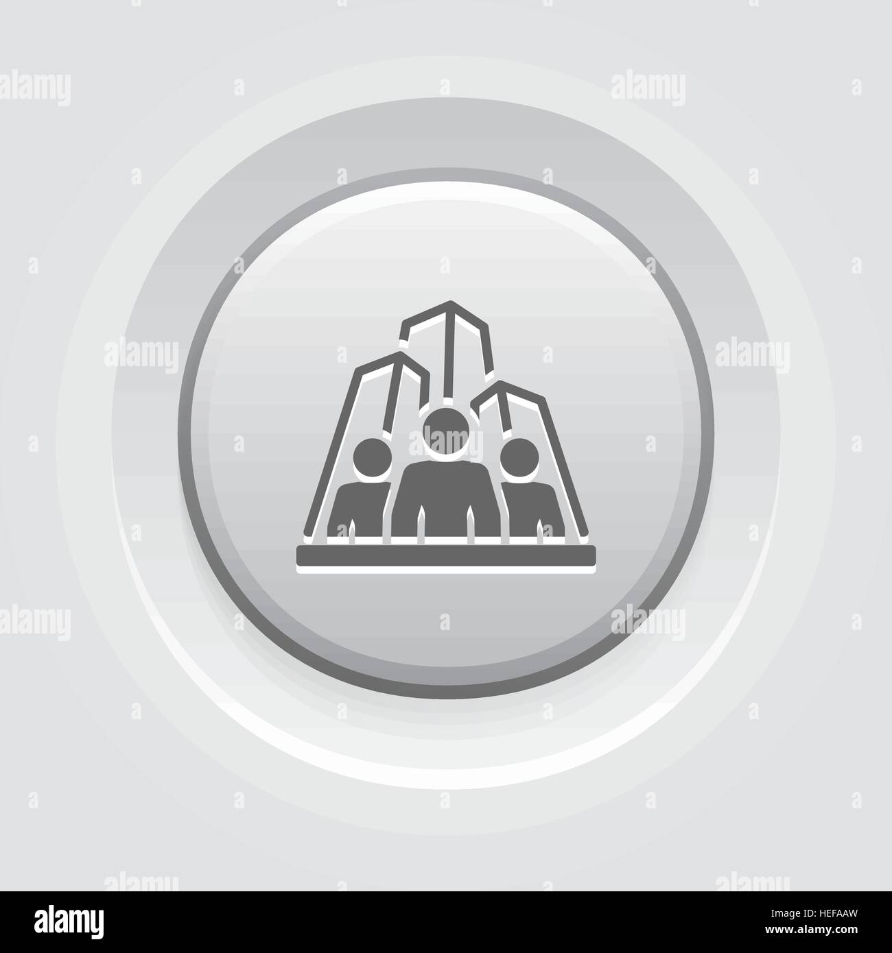 Business Team Icon. Grey Button Design Stock Vector Image & Art - Alamy