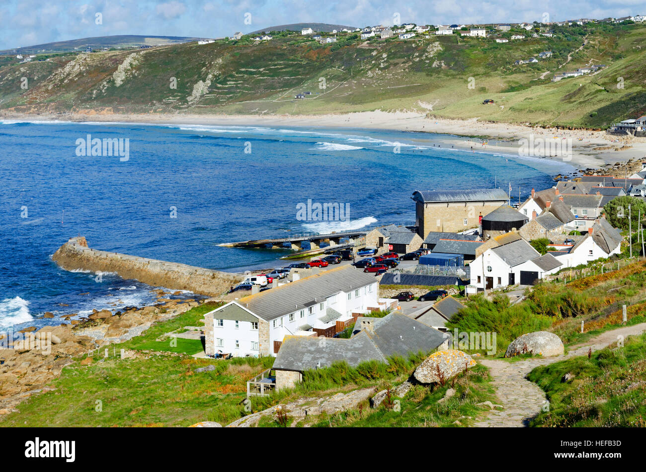 Sennen Cove, Cornwall, England, UK Stock Photo - Alamy