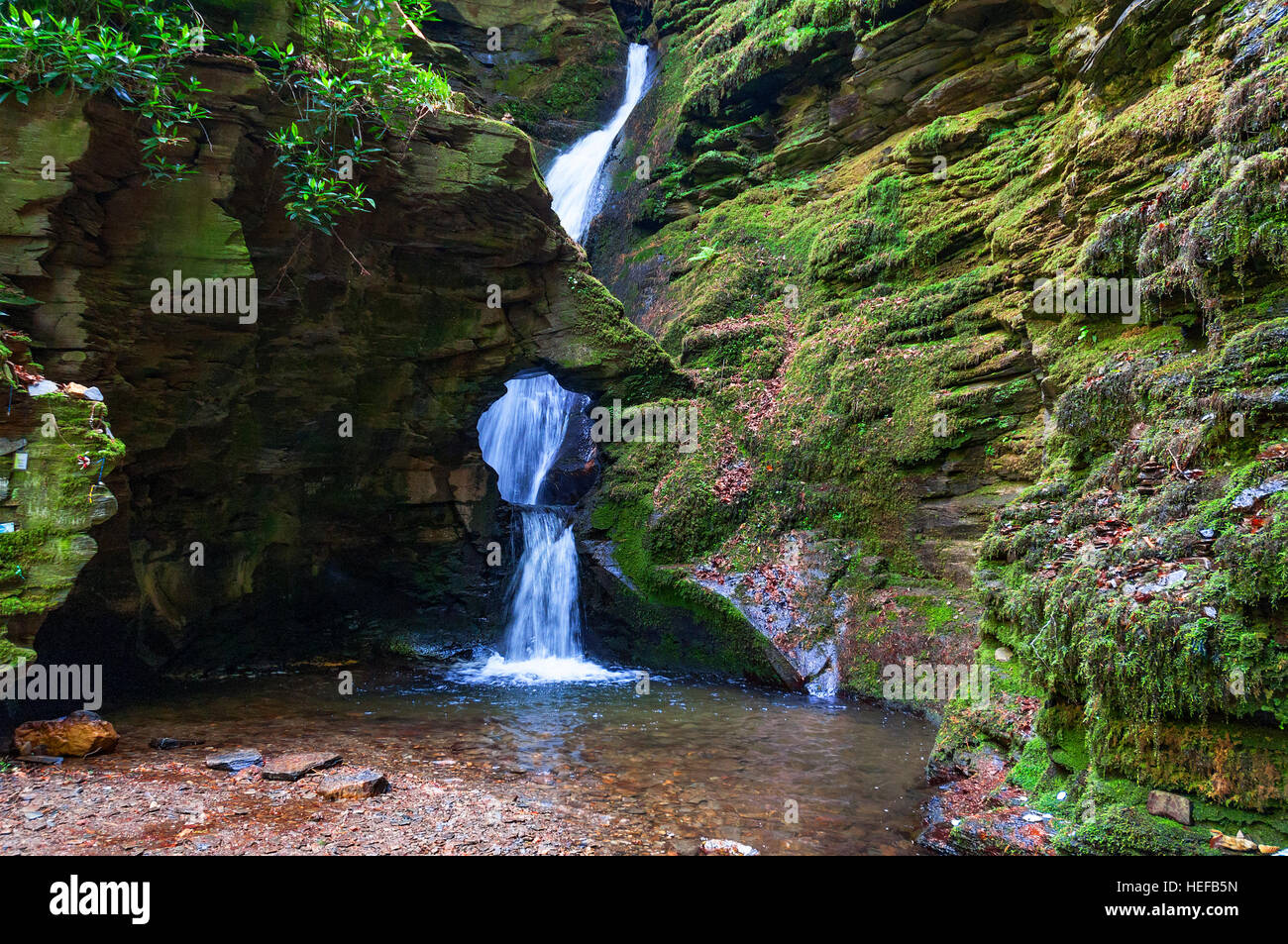 St nectans glen cornwall hi-res stock photography and images - Alamy