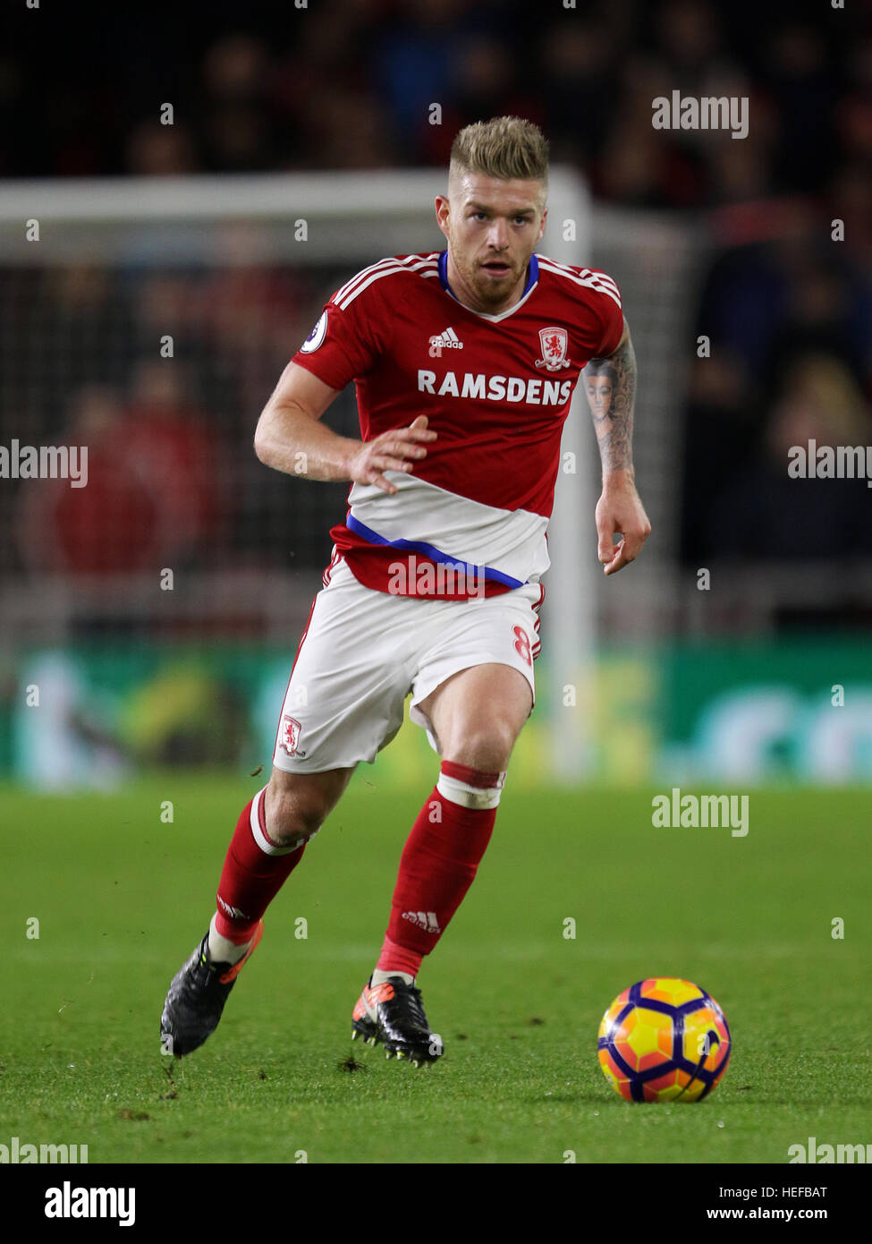 Middlesbrough's Adam Clayton Stock Photo - Alamy