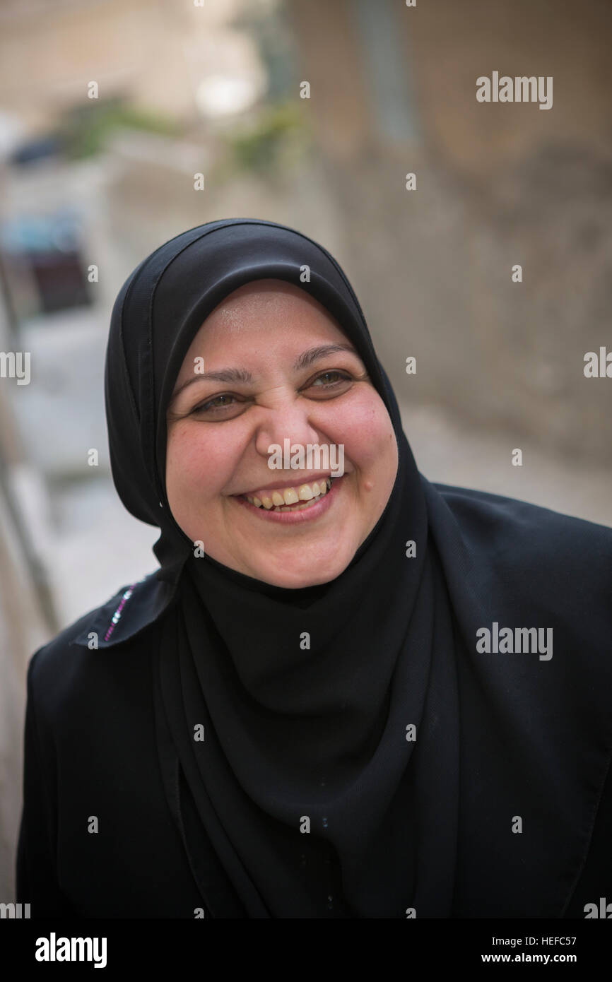 Jordanian woman in Zarqa, Jordan Stock Photo - Alamy