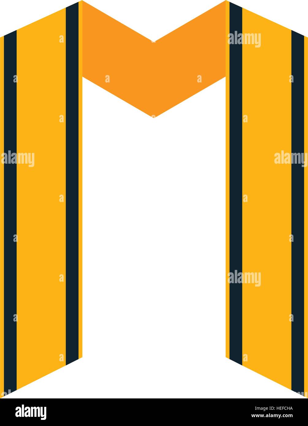 scarf graduation isolated icon vector illustration design Stock Vector ...