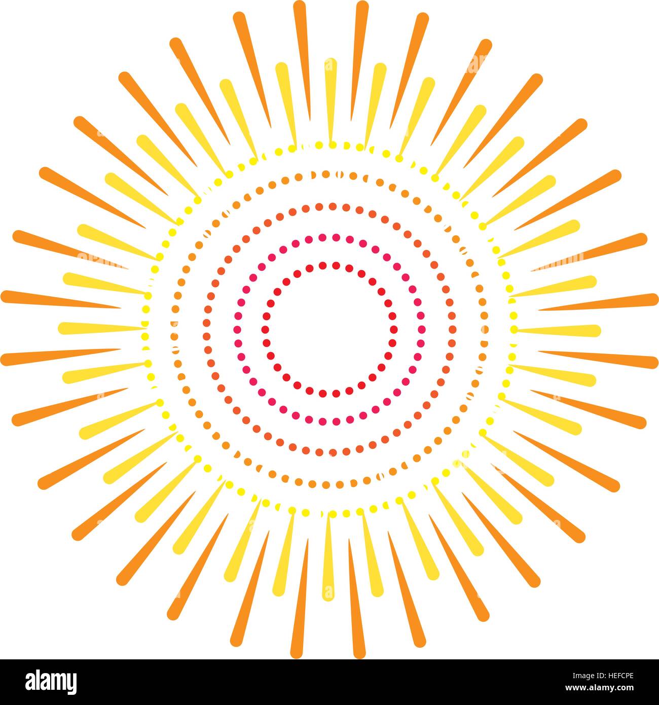 sunburst emblem isolated icon vector illustration design Stock Vector ...