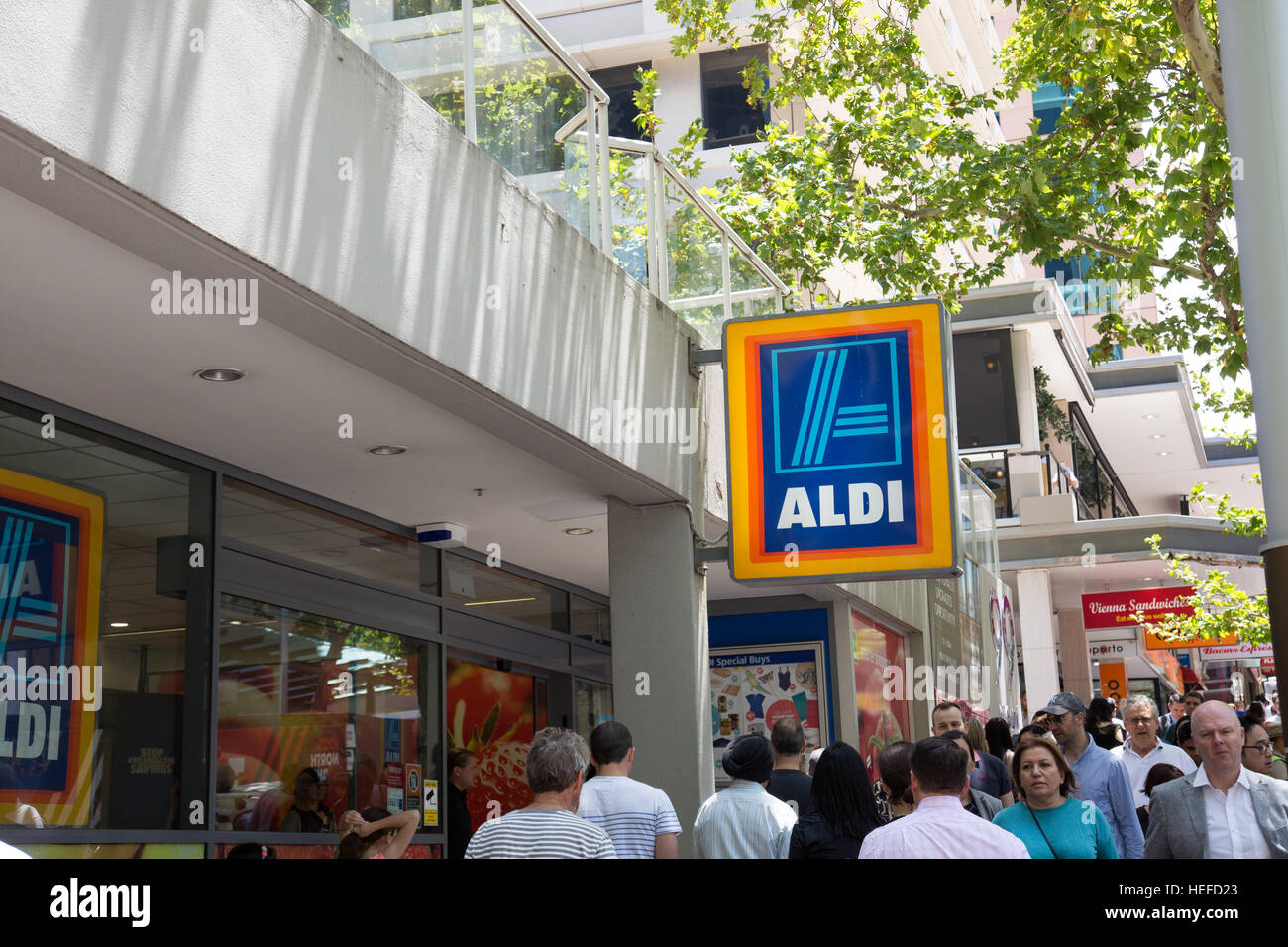 Aldi supermarket grocery store in North Sydney, New South Wales ...