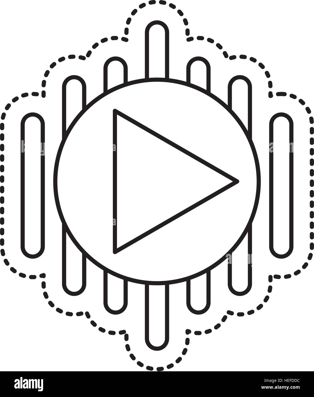 play button isolated icon vector illustration design Stock Vector Image ...