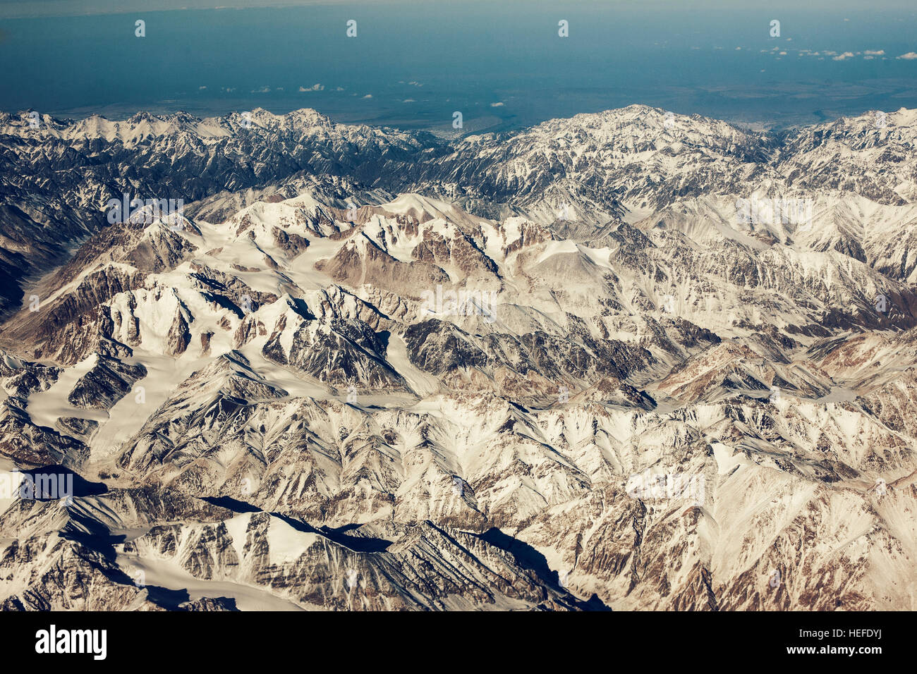 Incredible view. Peaks of mountains Stock Photo - Alamy