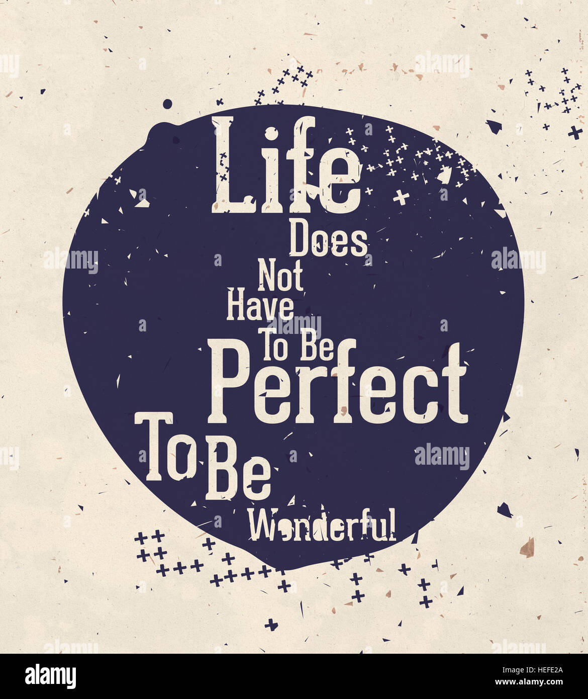 Motivational poster with quote Stock Photo - Alamy