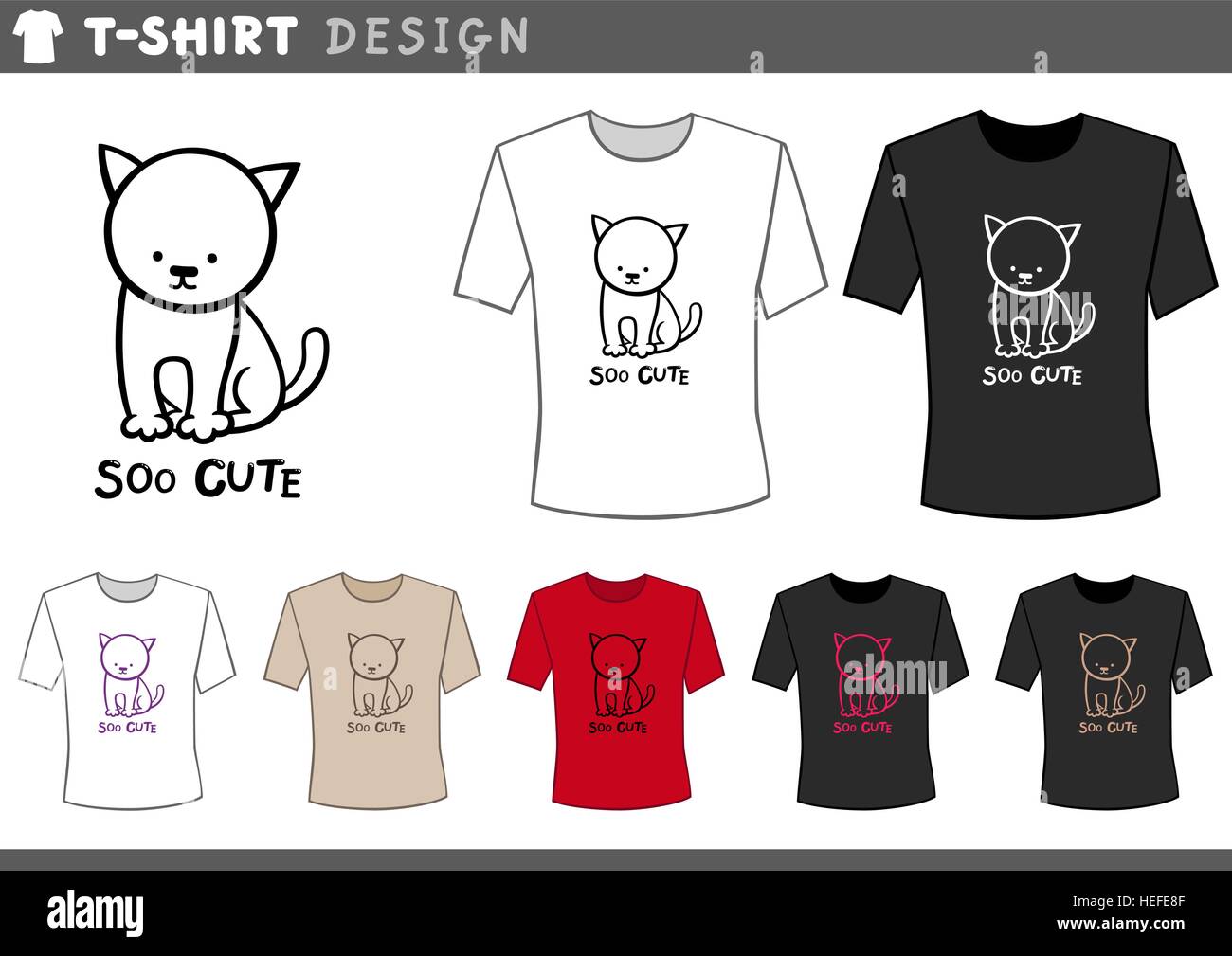 Cute caption Stock Vector Images - Alamy