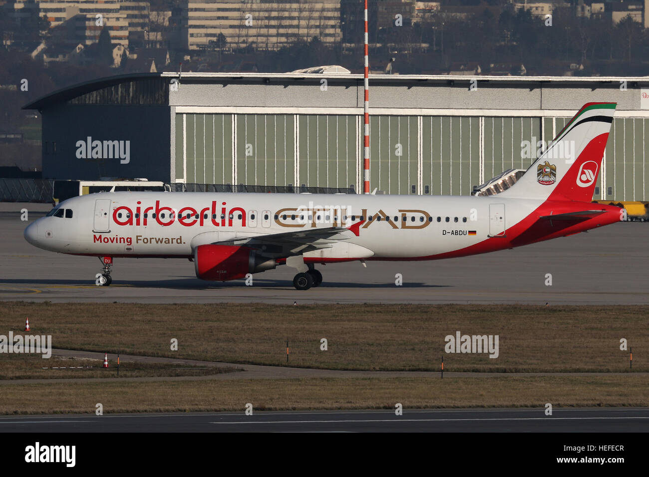 Stuttgart, Germany – December 08, 2016: Air Berlin, Airbus A320 at ...