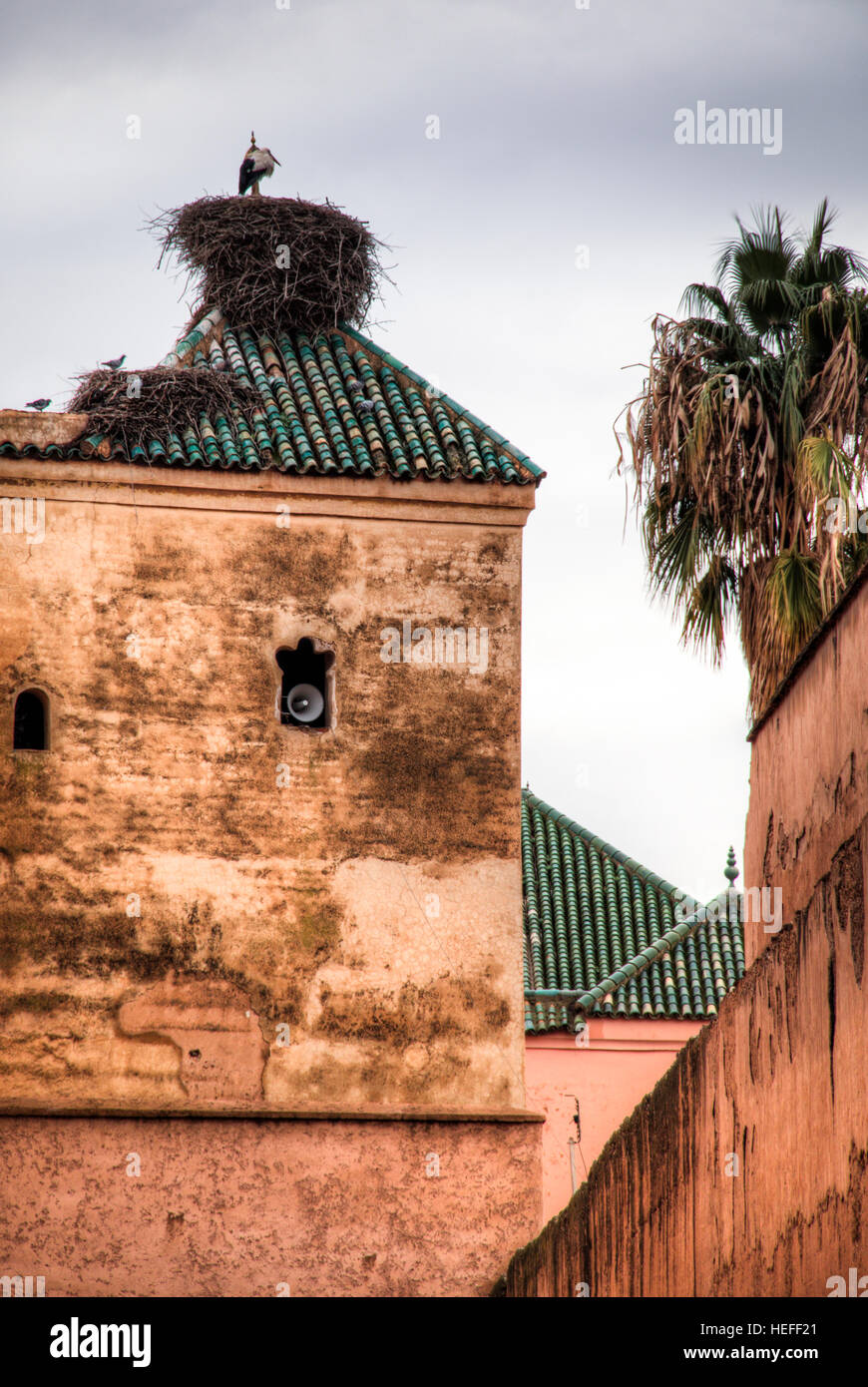 Inside the ancient palace of Bab Agnaou, one of the main attractions of ...
