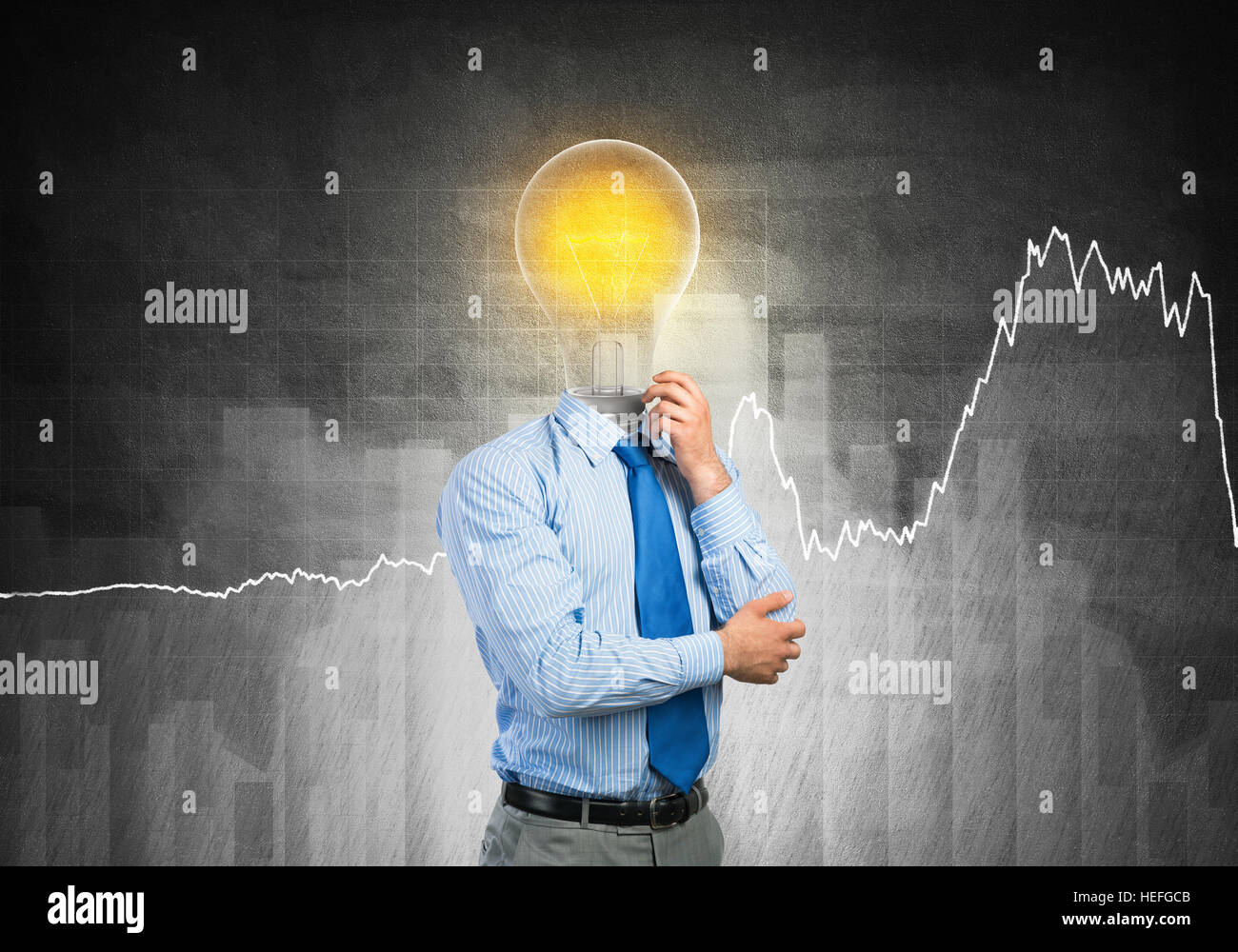 Man thinking over his idea Stock Photo - Alamy