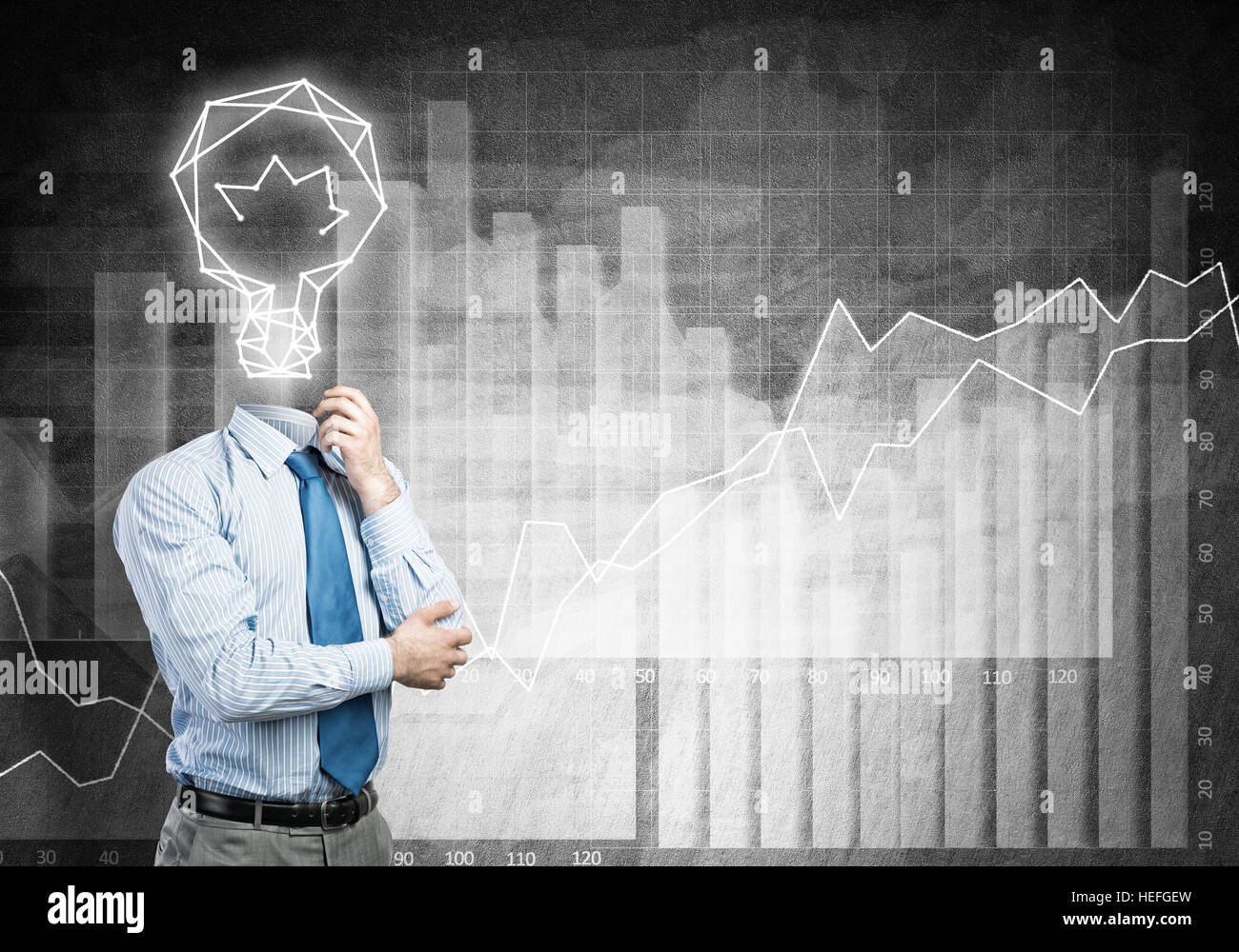 Man thinking over his idea Stock Photo - Alamy